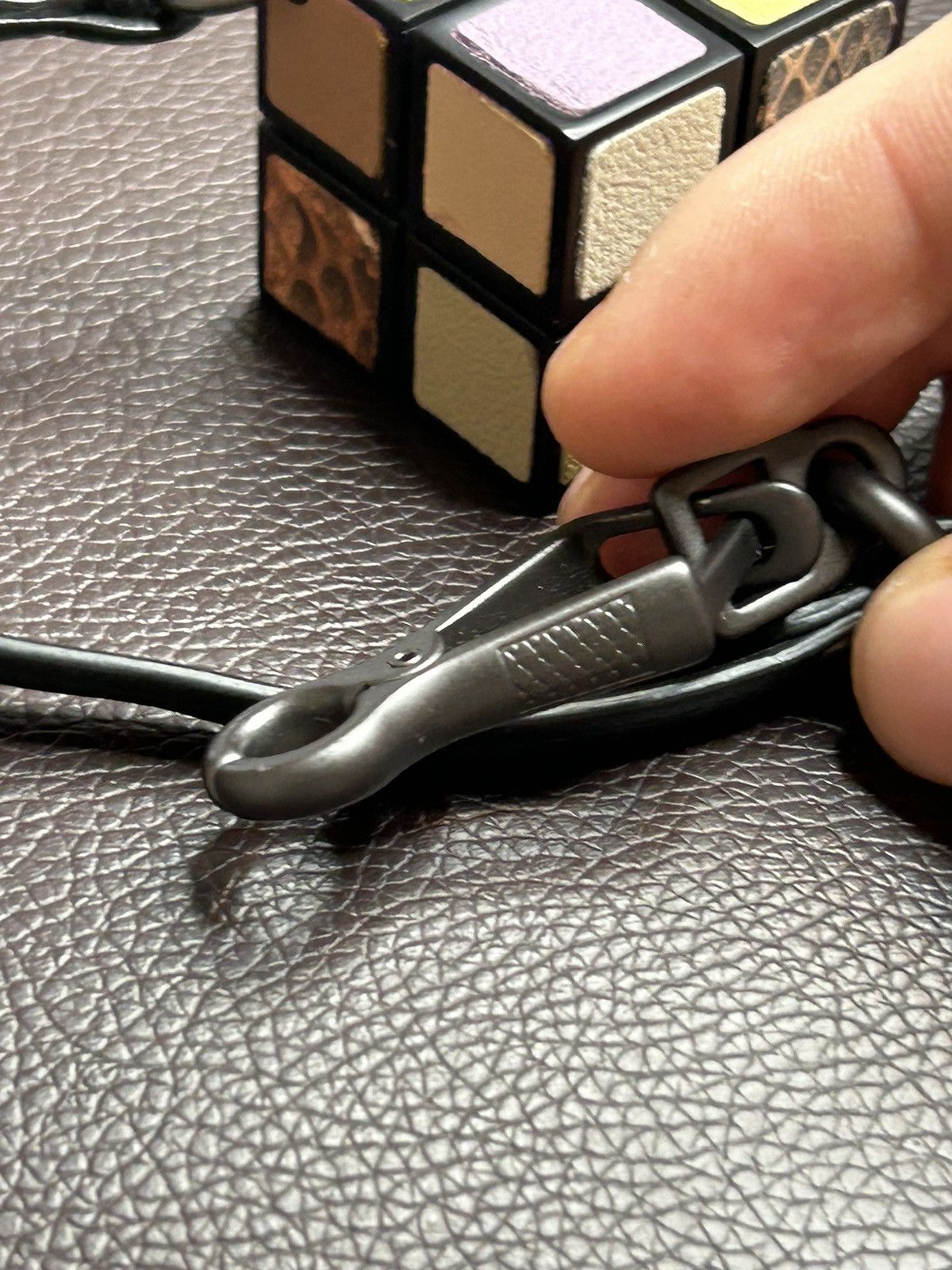 Bottega Veneta Exotic Leather Rubik’s cube charm | Grailed
