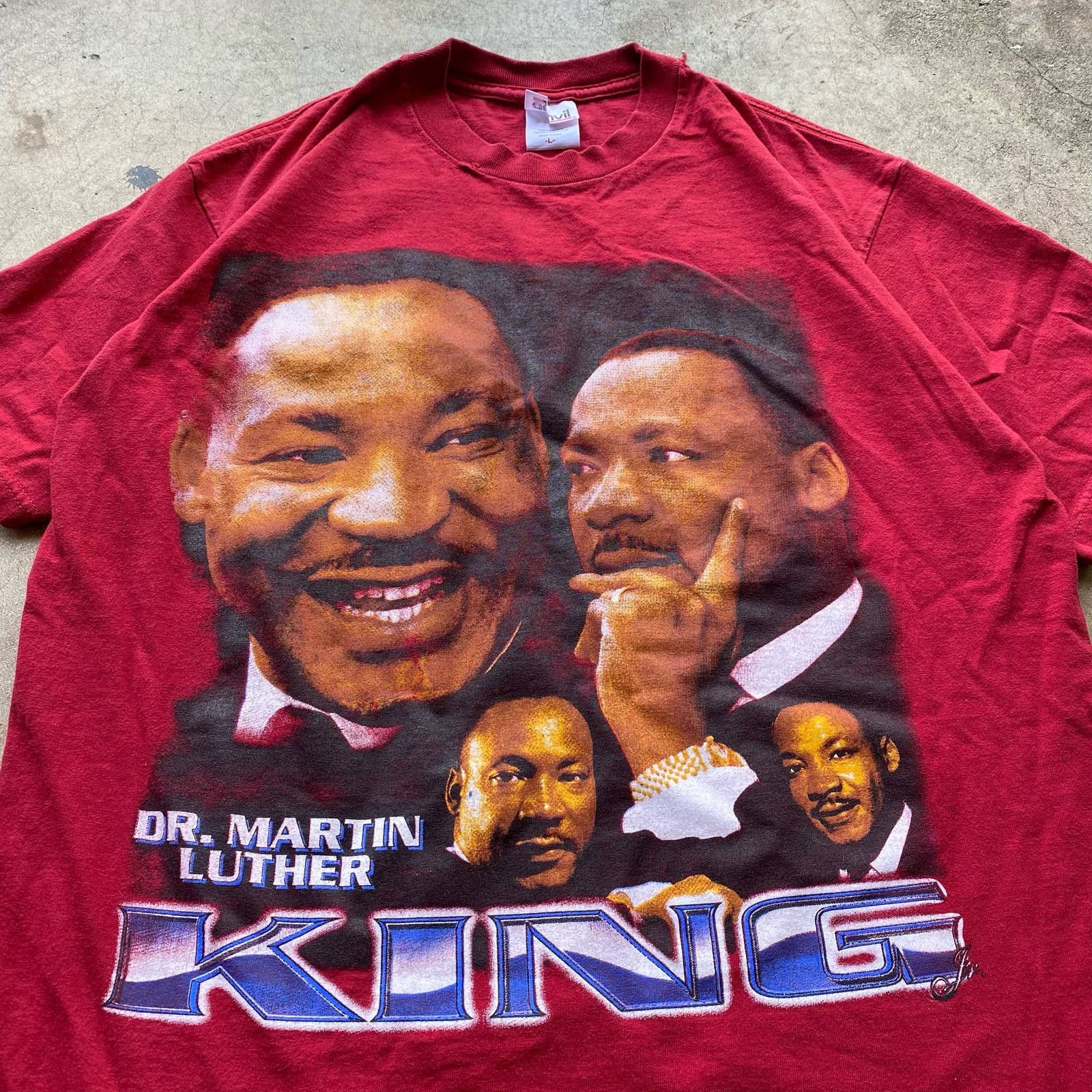Vintage Vintage Martin Luther King Jr. Rap Style Tshirt | Grailed