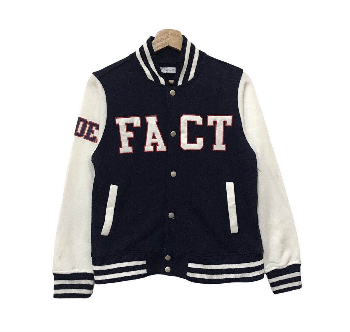 Varsity Japanese Designer Under Fact Varsity Jacket | Grailed