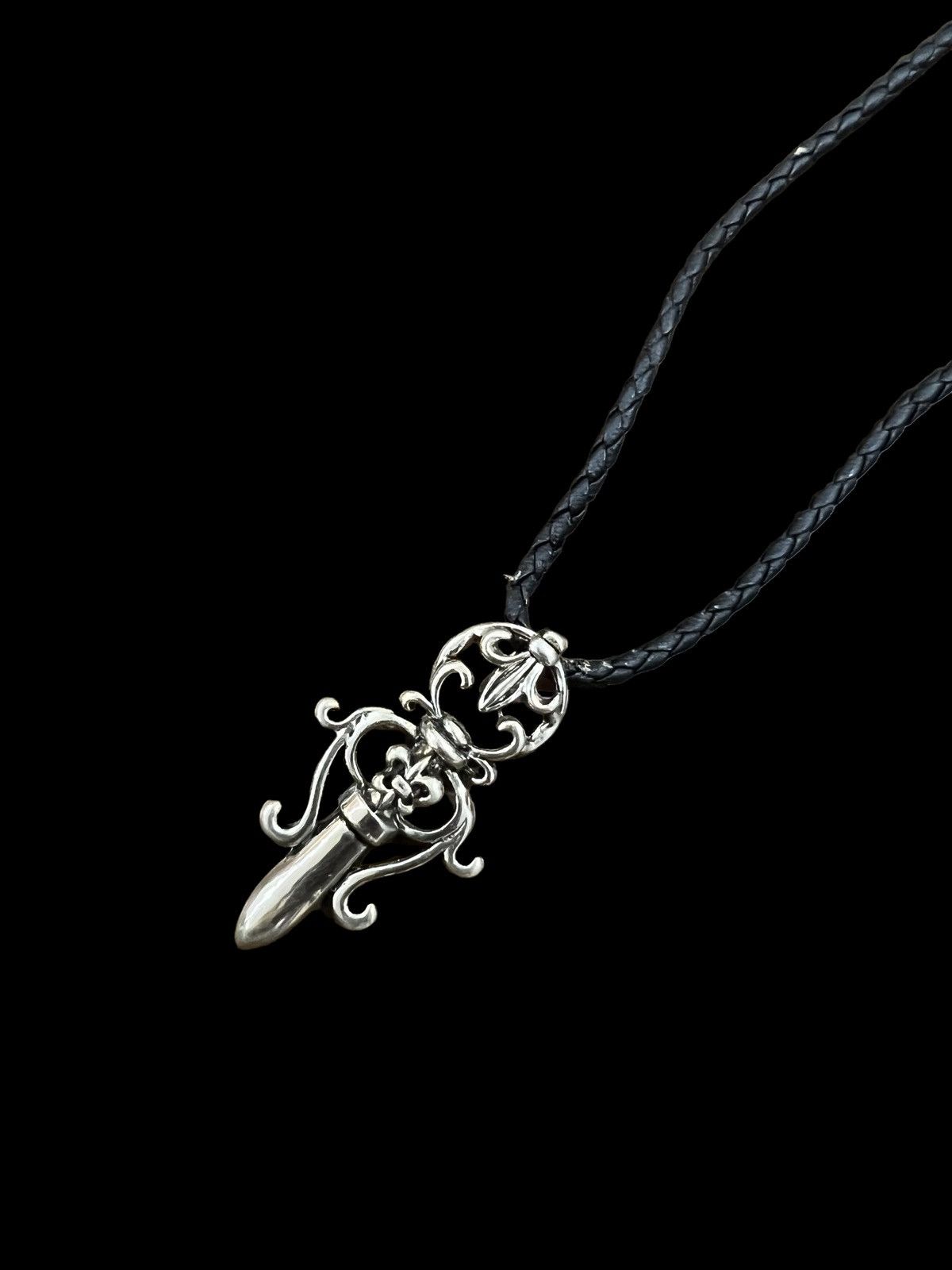 Custom SICK🔥OG Custom Dagger Chrome Hearts Necklace Cross | Grailed