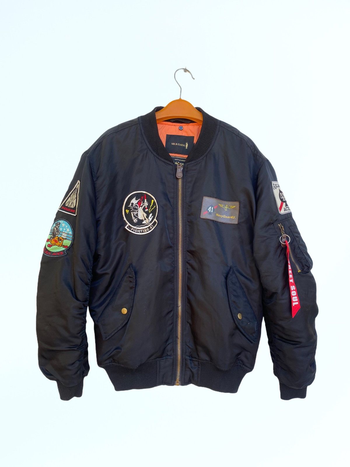 Military UDLR CLASSIC BOMBER JACKET PATCH STYLE | Grailed