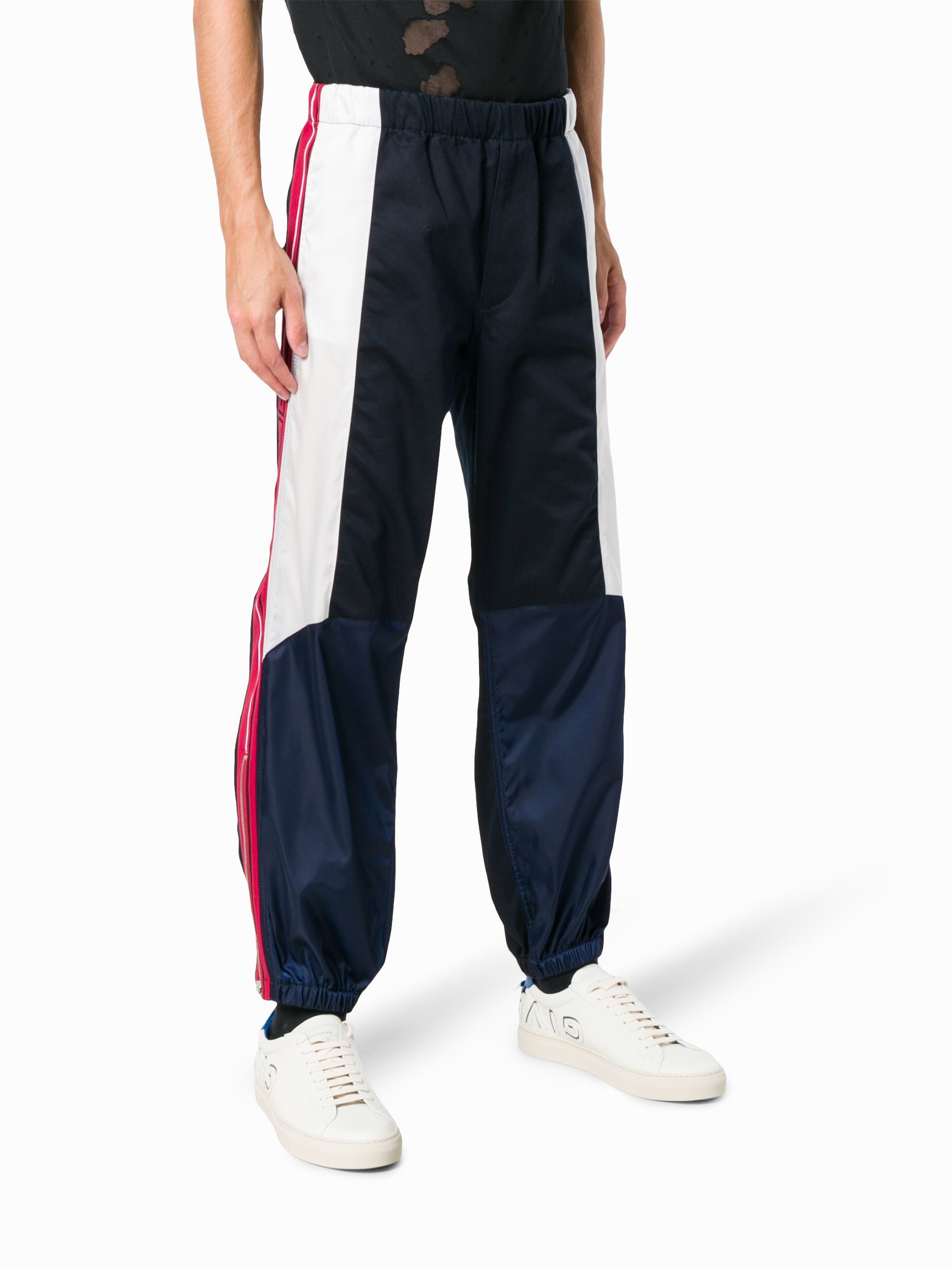 Givenchy Givenchy - CWK - F/W 18 - Taped Moto Combat Pants | Grailed