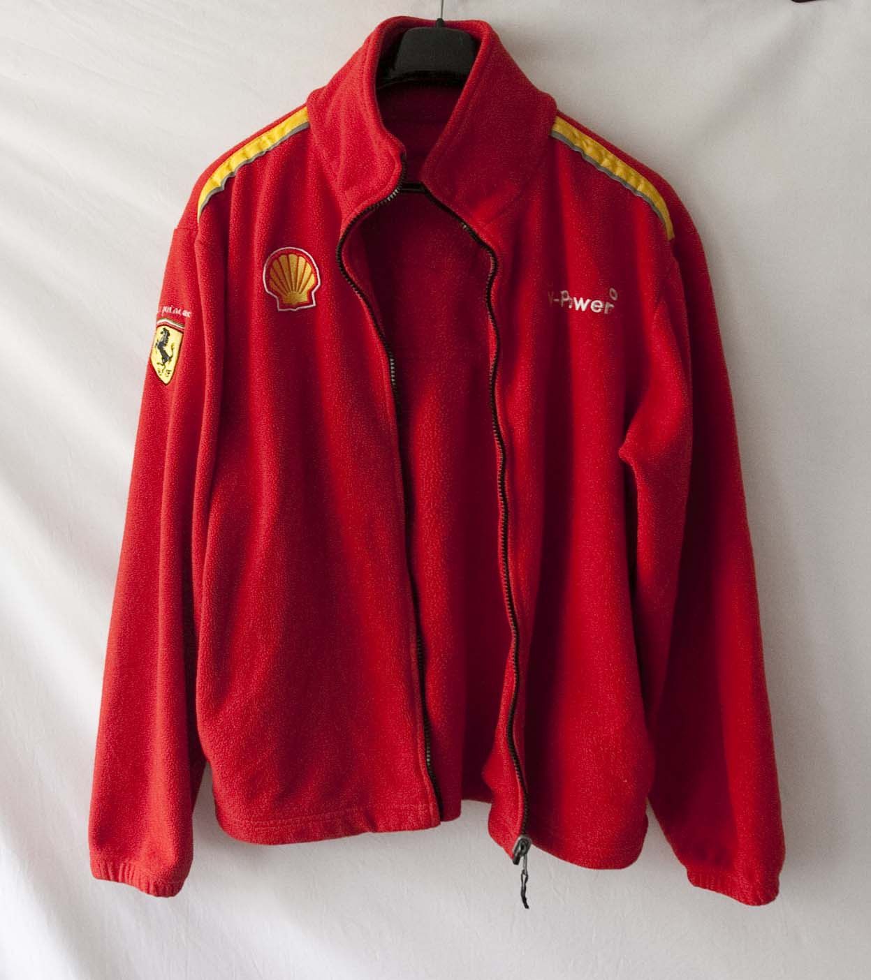 Ferrari Shell Ferrari Jacket Fleece Staff ZIPPER DON'T WORK Size M ...