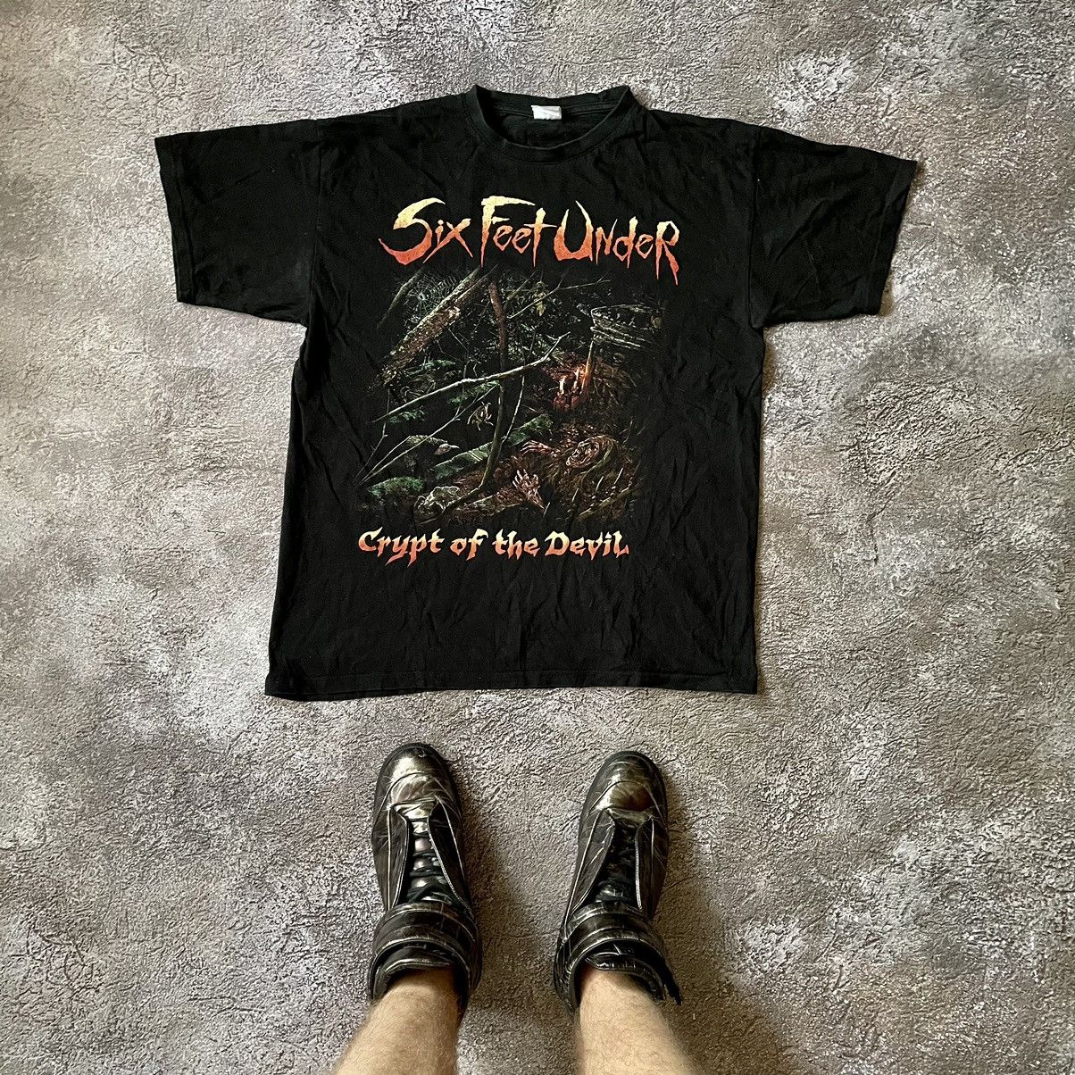 Band Tees × Streetwear × Vintage Vintage Y2K Six Feet Under Skulls Dead ...