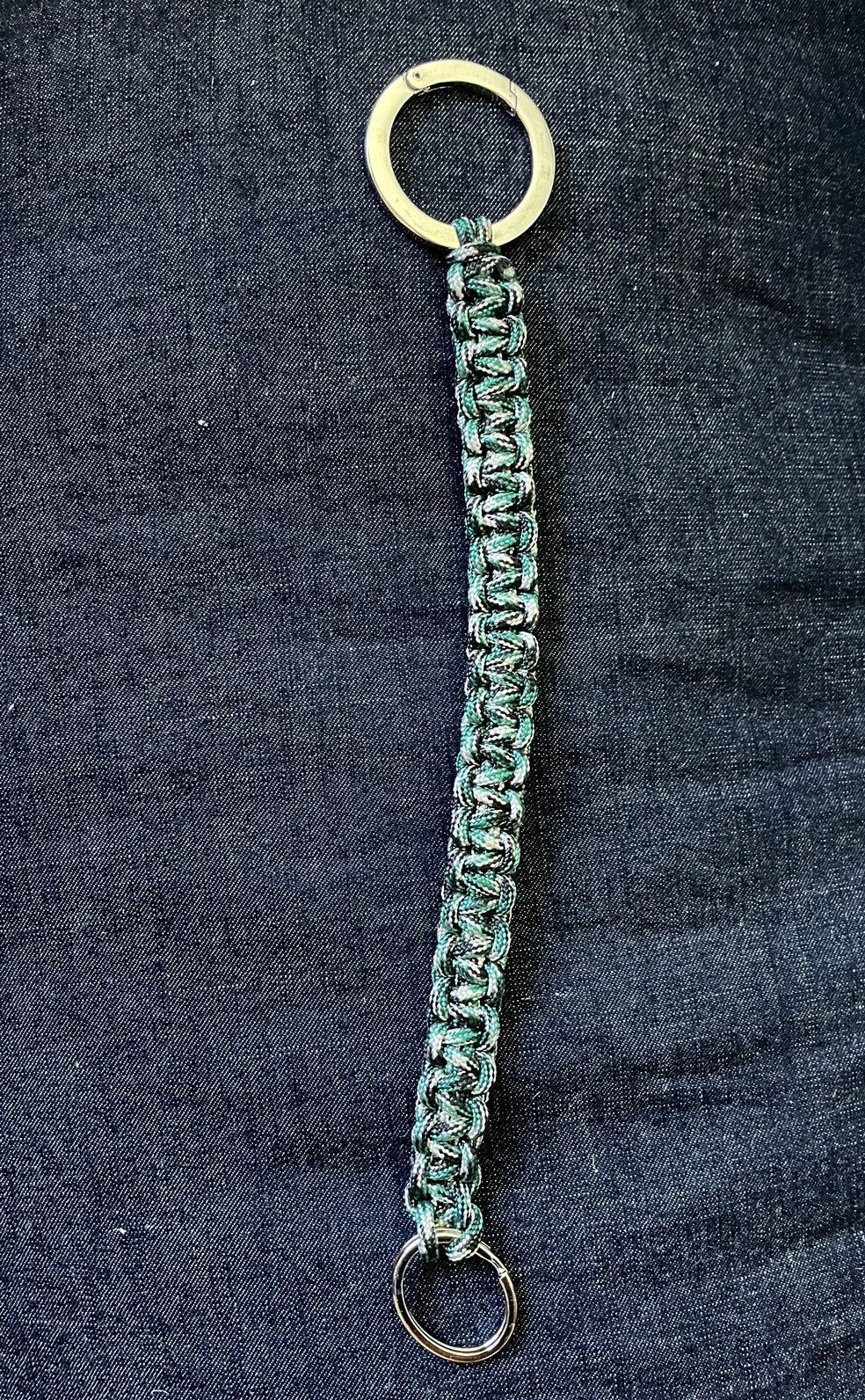 Military × Other Macrame Army military tech Key holder carabiner ...