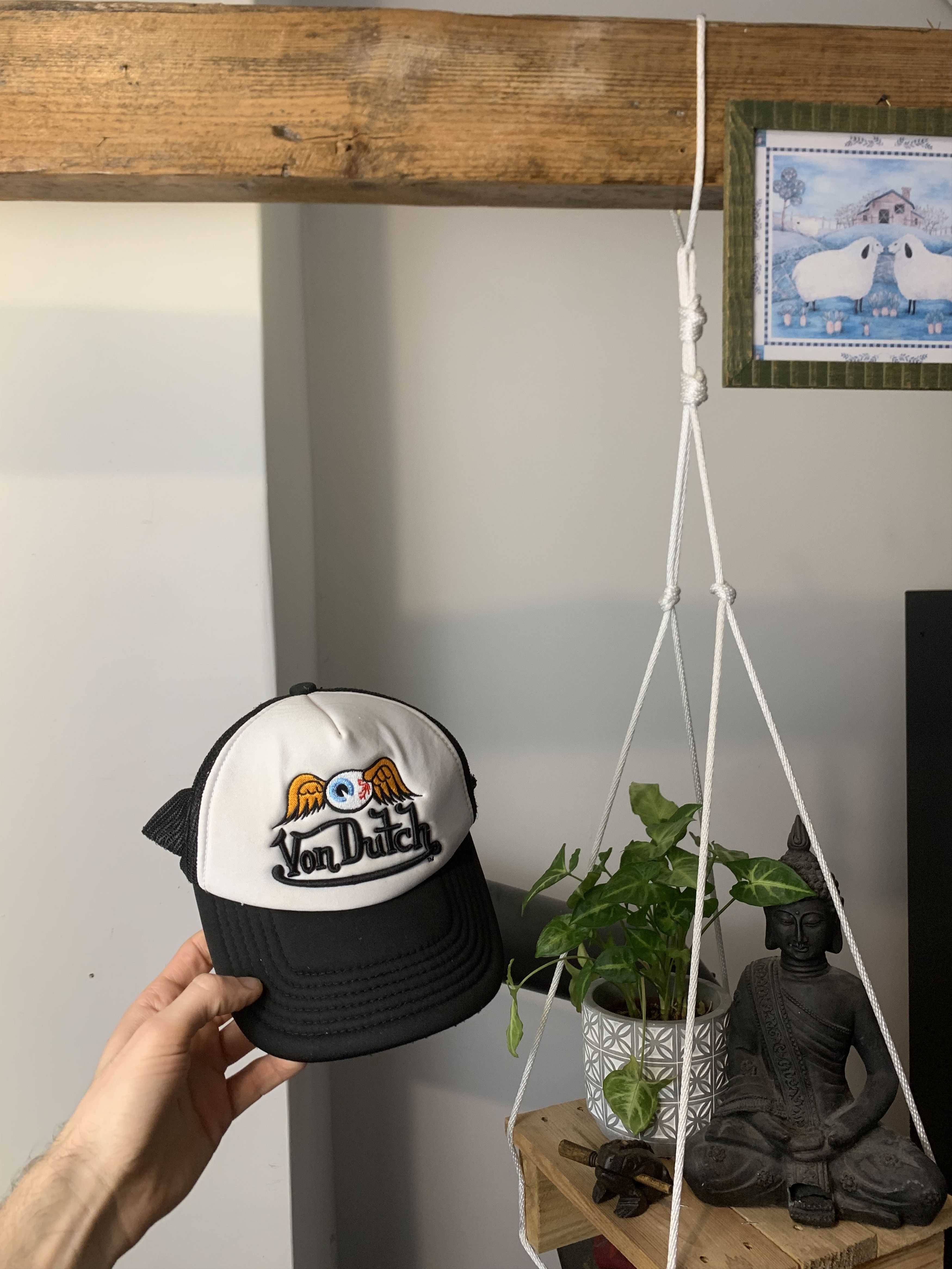 Vintage Von Dutch Flying Eyeball Trucker Hat | Grailed