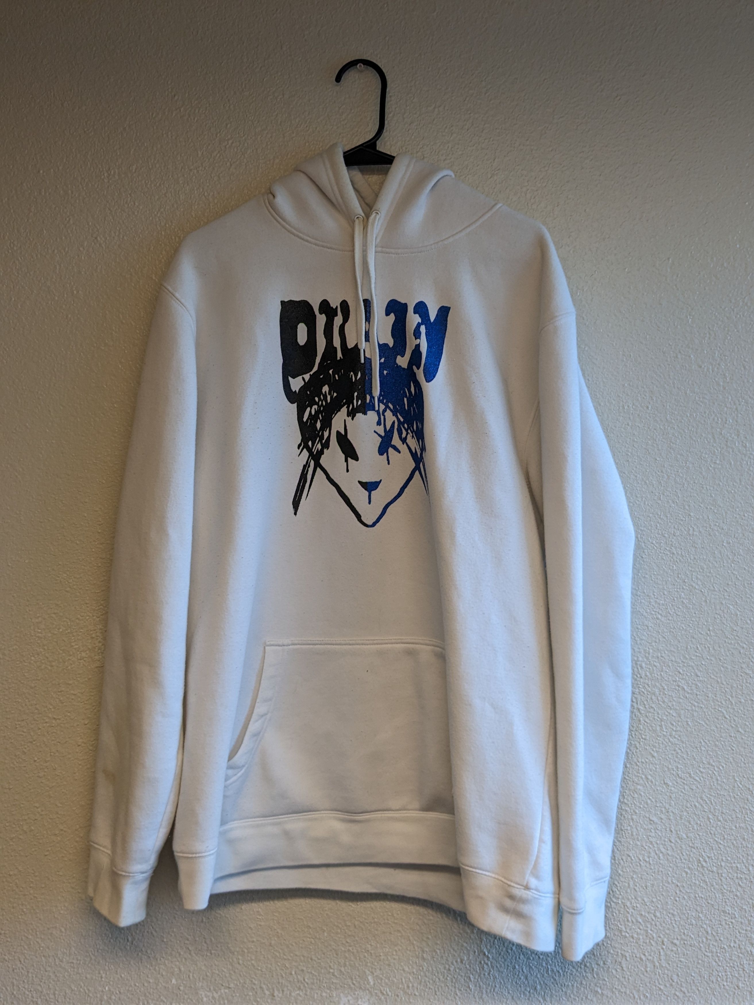 Yung Lean Bladee Drain Gang Glitter Alien Hoodie | Grailed
