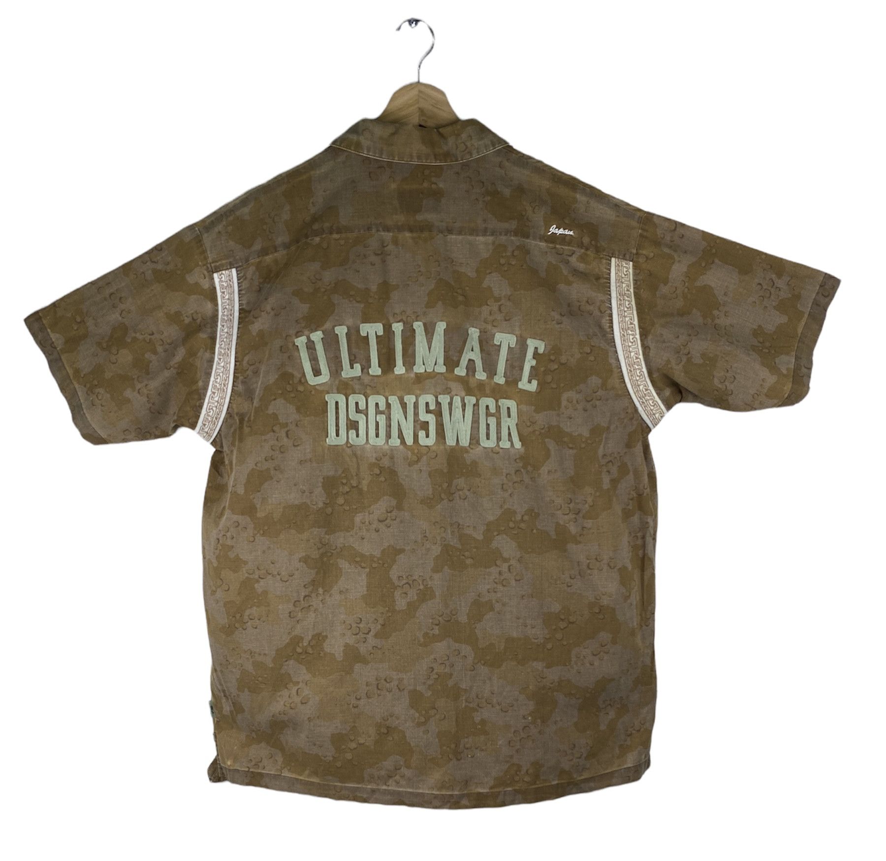 Flannel × Streetwear × Swagger Vintage Swagger Military Camo Button Up ...