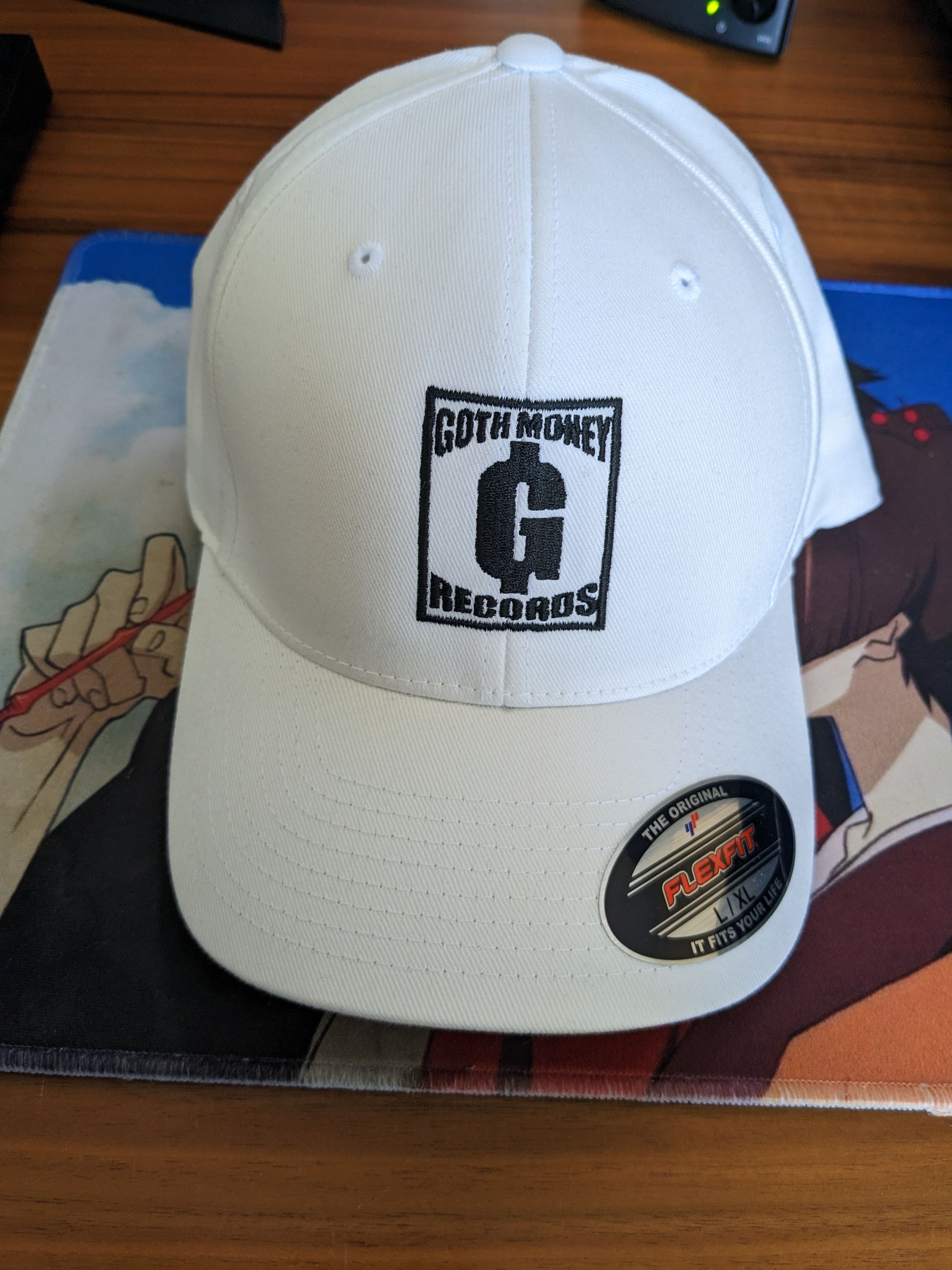 Drain Gang × Goth Money × Sad Boys GMR LOGO DOVE HAT - WHITE | Grailed
