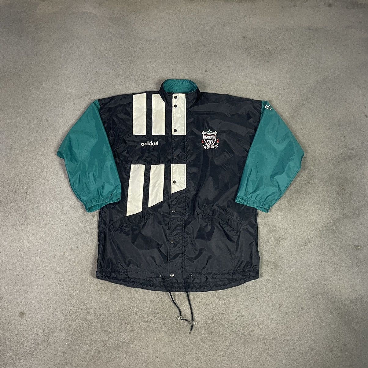 Adidas × Vintage Rare Vintage 90s Liverpool Adidas Coat Light Jacket ...
