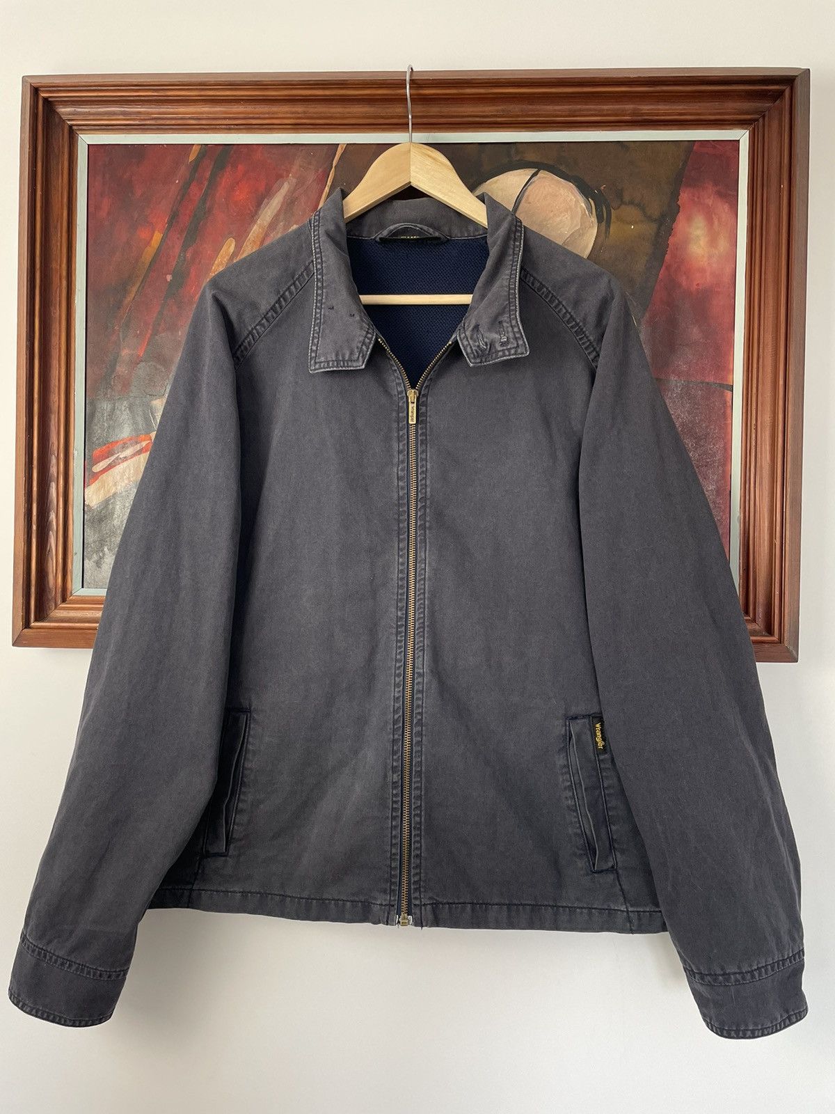 Streetwear × Vintage × Wrangler Wrangler Vintage 90s Washed Jacket Rare ...