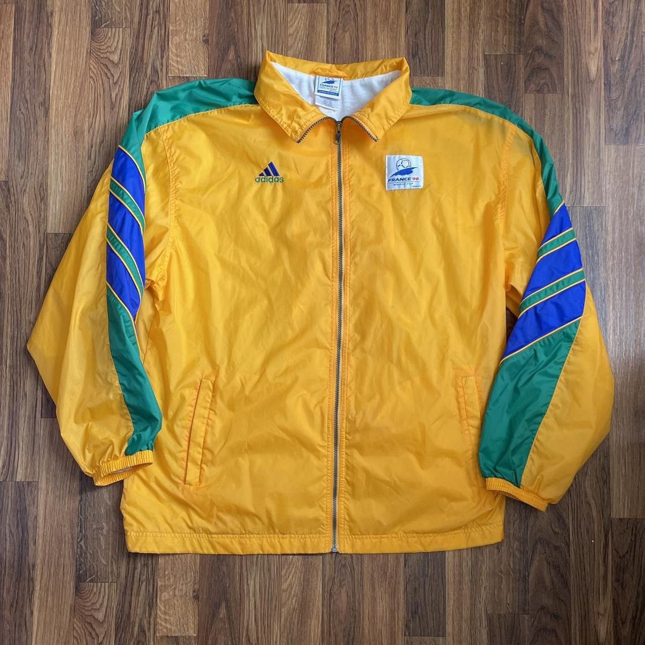 Adidas 1998 France World Cup Brazil VTG Jacket Adidas Football | Grailed