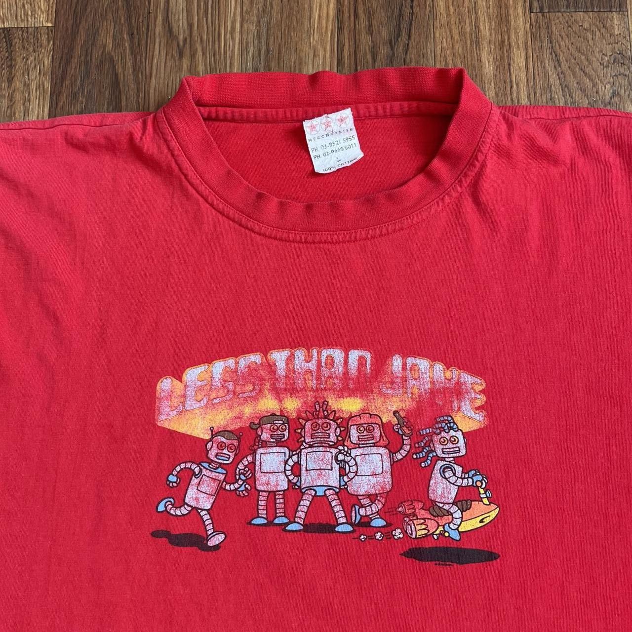 Streetwear × Vintage Less Than Jake Y2K Punk Band Tee Robots Indie Rare ...