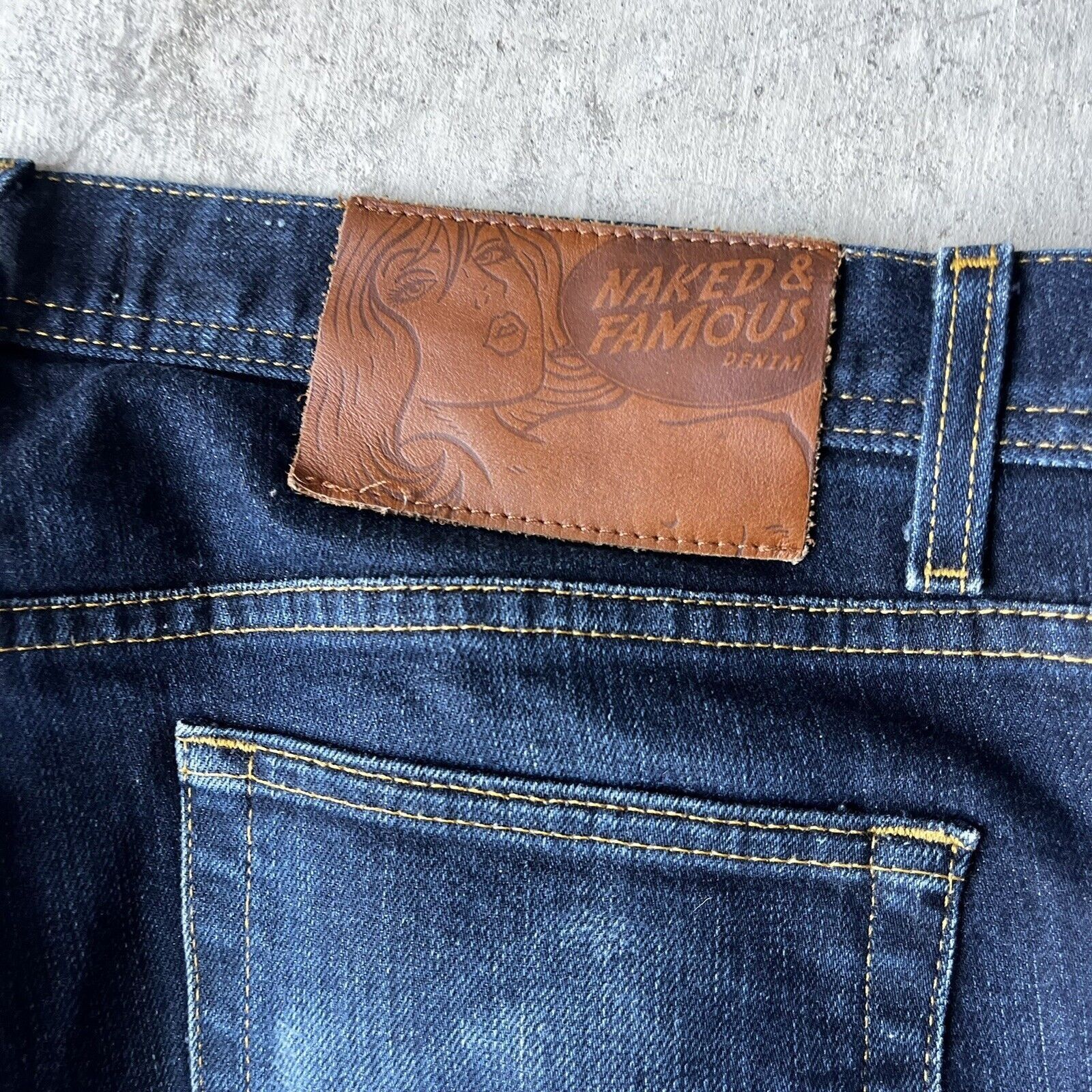 Vintage Naked and Famous Weird Guy Fit Style Selvedge Denim Jeans | Grailed