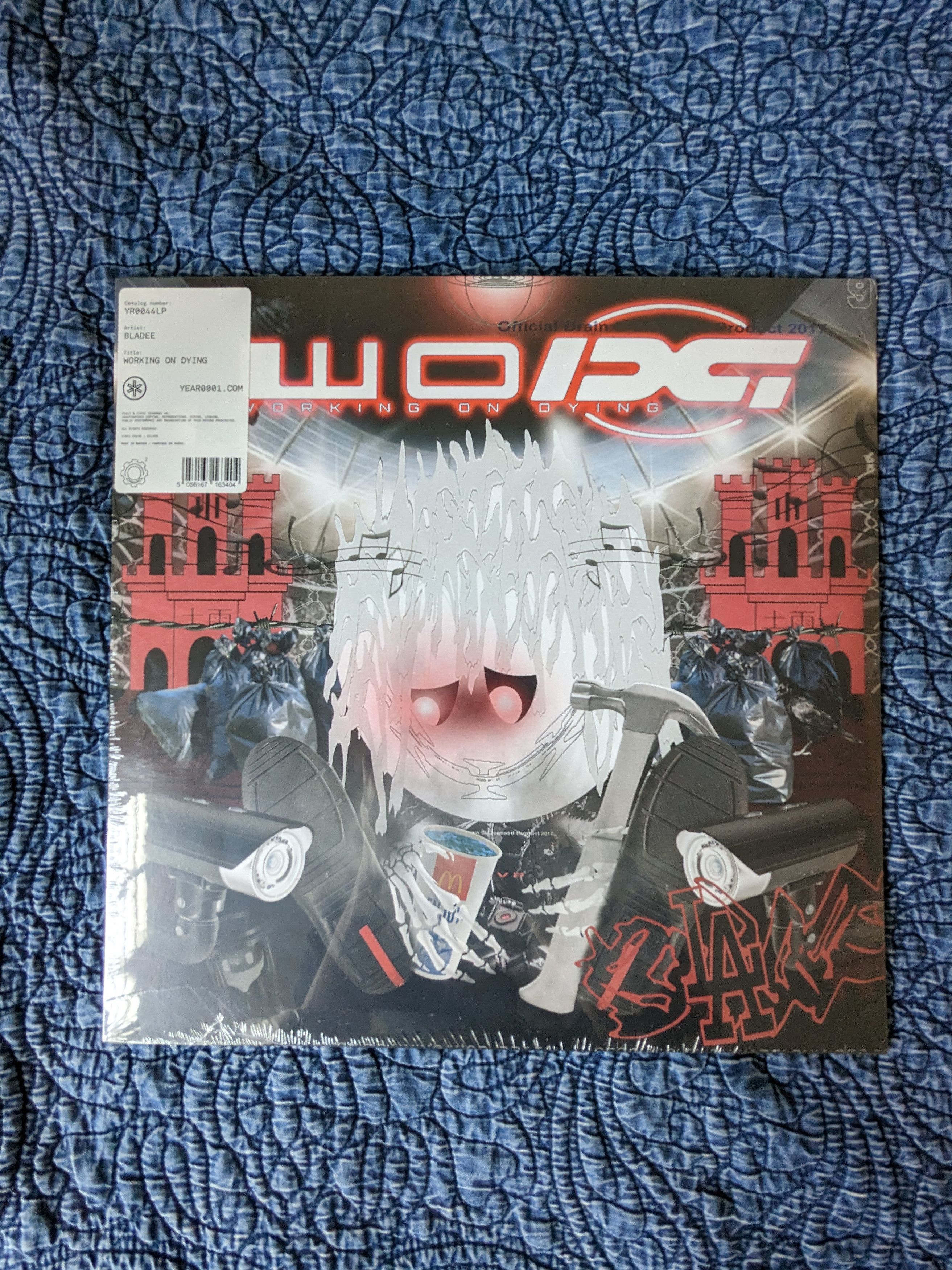 Sad Boys Bladee Working on Dying Vinyl | Grailed