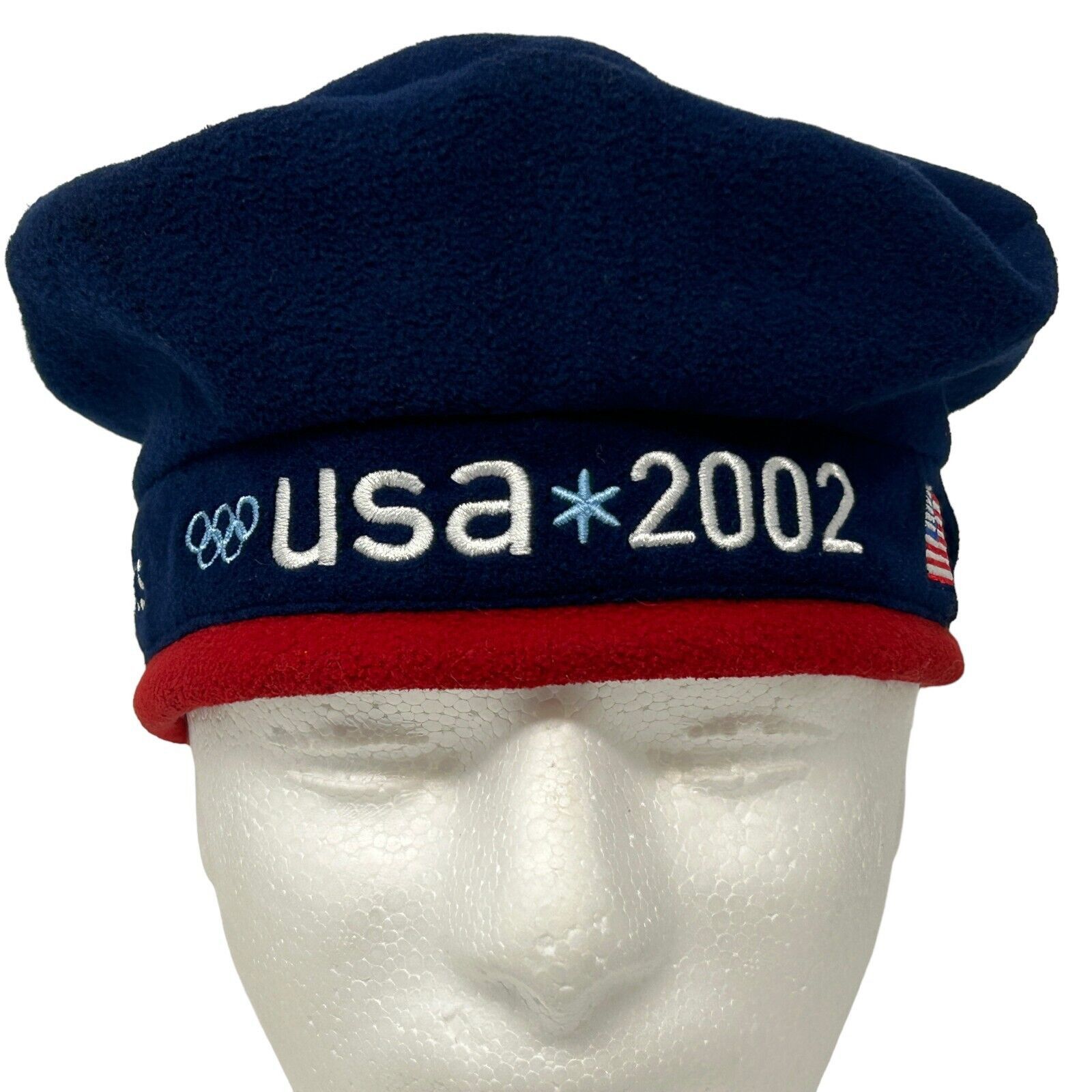 Roots 2002 Winter Olympics Beret Hat Salt Lake City Team USA Blue | Grailed
