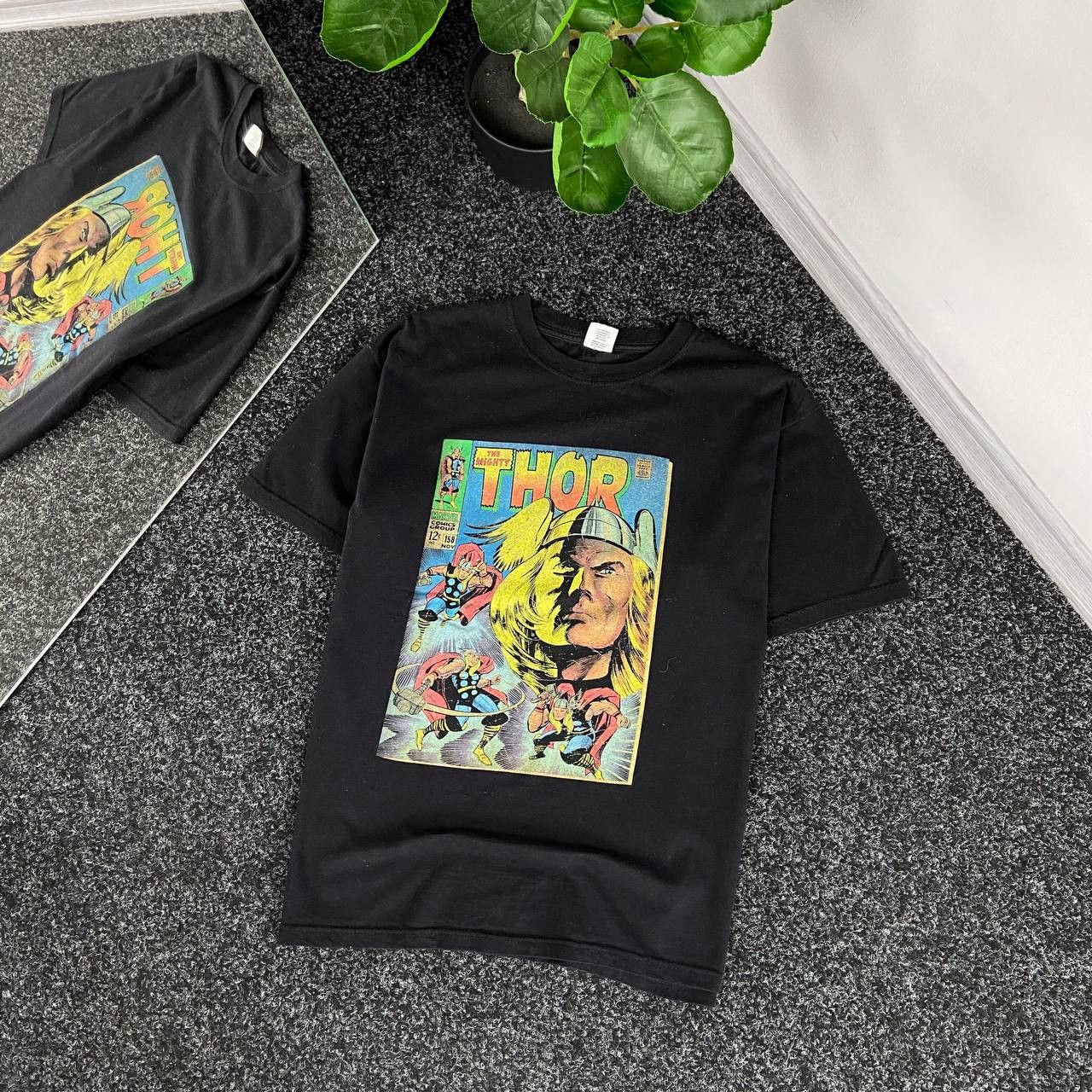 Vintage VINTAGE 2000s THOR COMICS PRINT MARVEL RARE T-SHIRT | Grailed