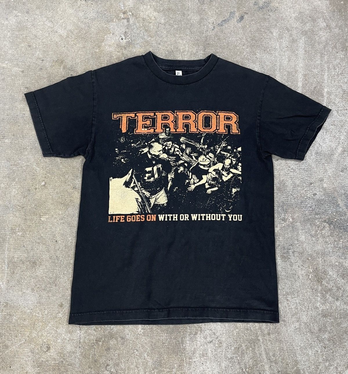 Band Tees Rare TERROR Band Tee Hard Rock Shirt Punk | Grailed