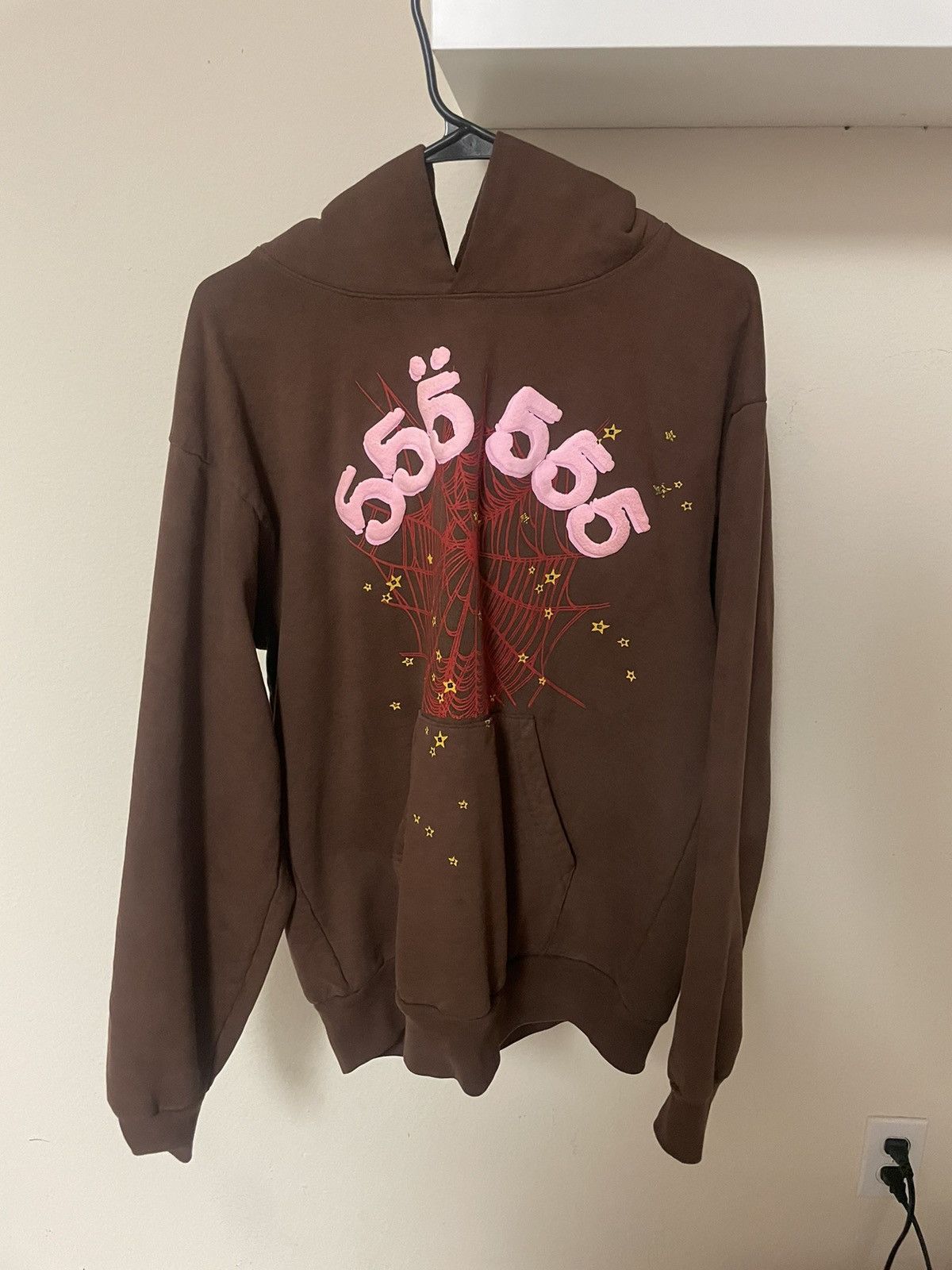 Spyder × Young Thug Sp5der Spyder Young Thug Brown Hoodie Barely Used ...