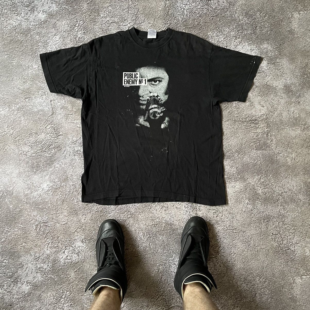 Vintage Vintage Y2K Public Enemy Dead Face Devil Creepy Horror Tee ...