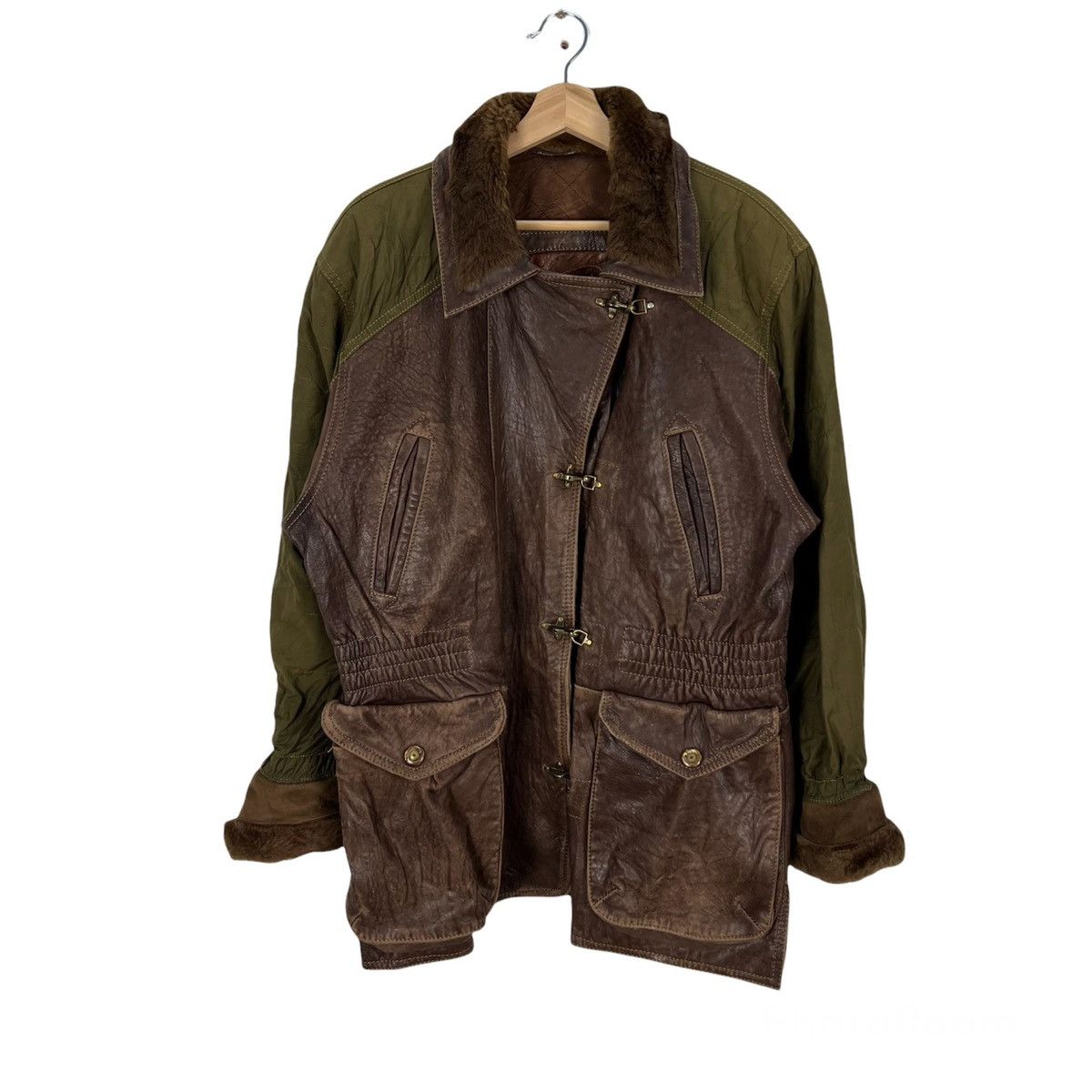 Japanese Brand VINTAGE HOWIE & SON MADE IN SPAIN SUIDE LEATHER JACKET ...