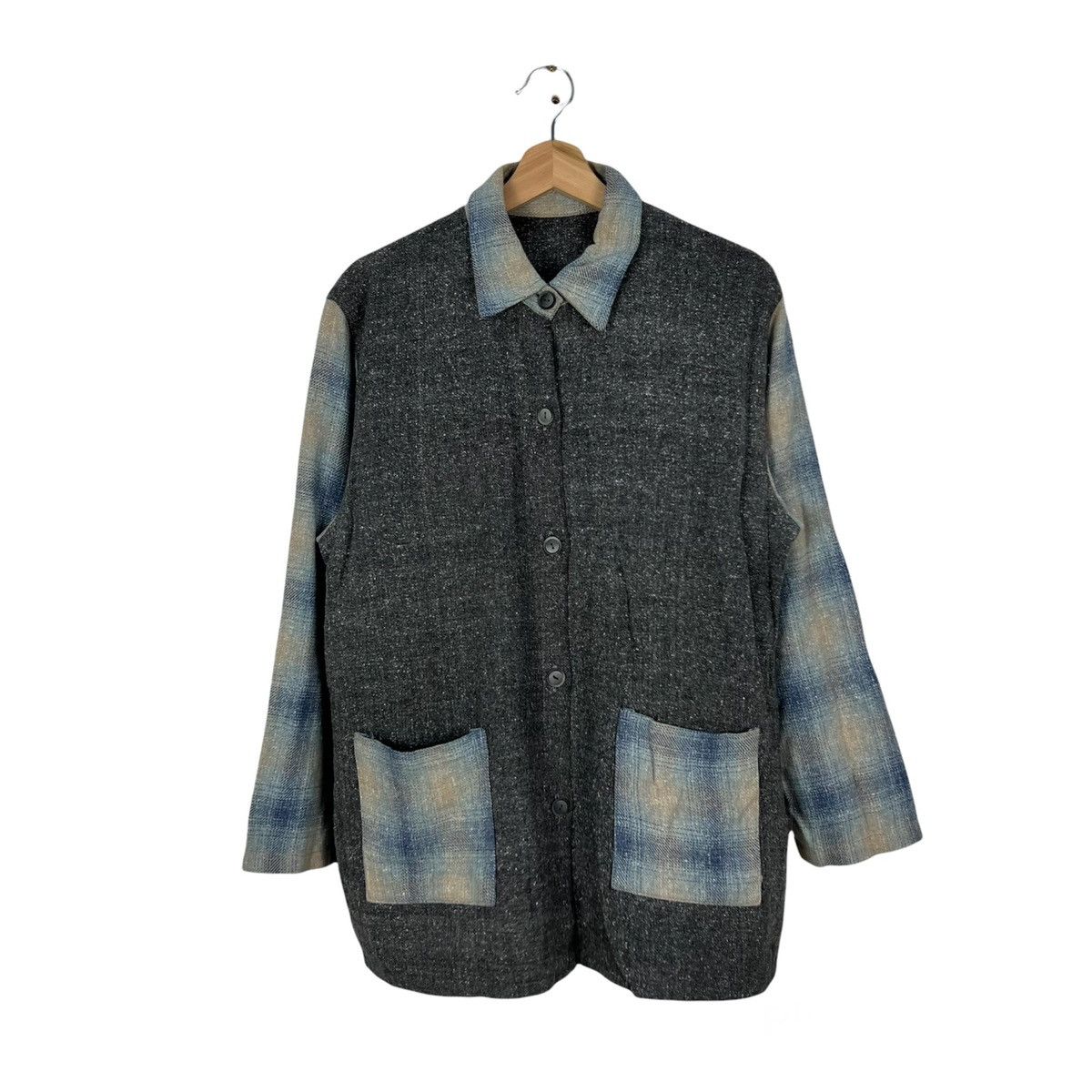 Japanese Brand RARE DESIGN PATCHWORK JACKET INSPIRED BY JUNYA WATANABE ...