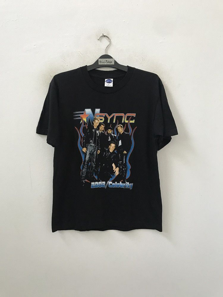 Band Tees 2002 N SYNC Celebrity Double Sided Band t shirt | Grailed