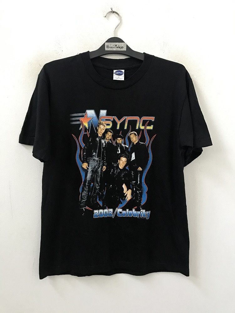 Band Tees 2002 N SYNC Celebrity Double Sided Band t shirt | Grailed