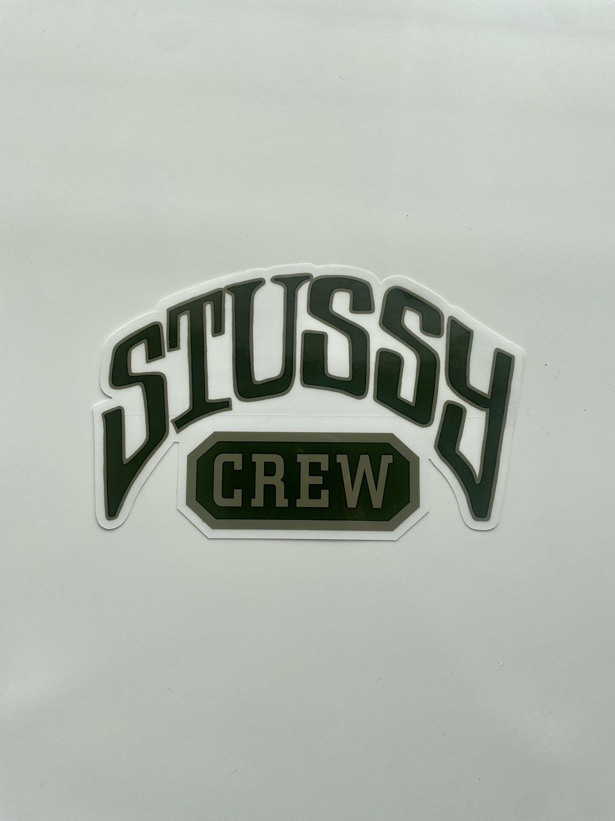 Stussy STUSSY CREW ARC LOGO BIG STICKER SLAPPY NEW 2023 | Grailed