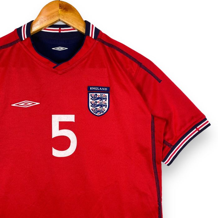 Vintage 2002 UMBRO ENGLAND KIT JERSEY FERDINAND REVERSIBLE | Grailed