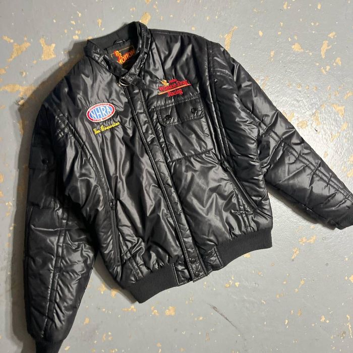 Vintage Vintage 80s Winston Drag Racing NHRA Puffer Jacket | Grailed