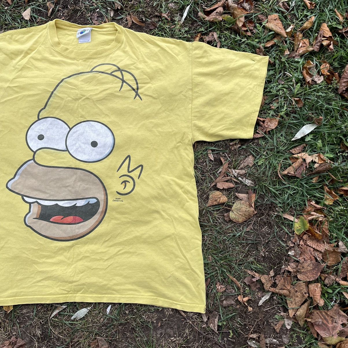 Vintage Vintage 90s Bart Homer Faded Tee Face Horror Art Print Band ...