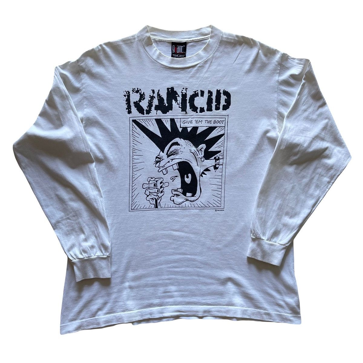 Vintage Vintage 1996 Rancid Screaming Mohawk Give Em The Boot | Grailed