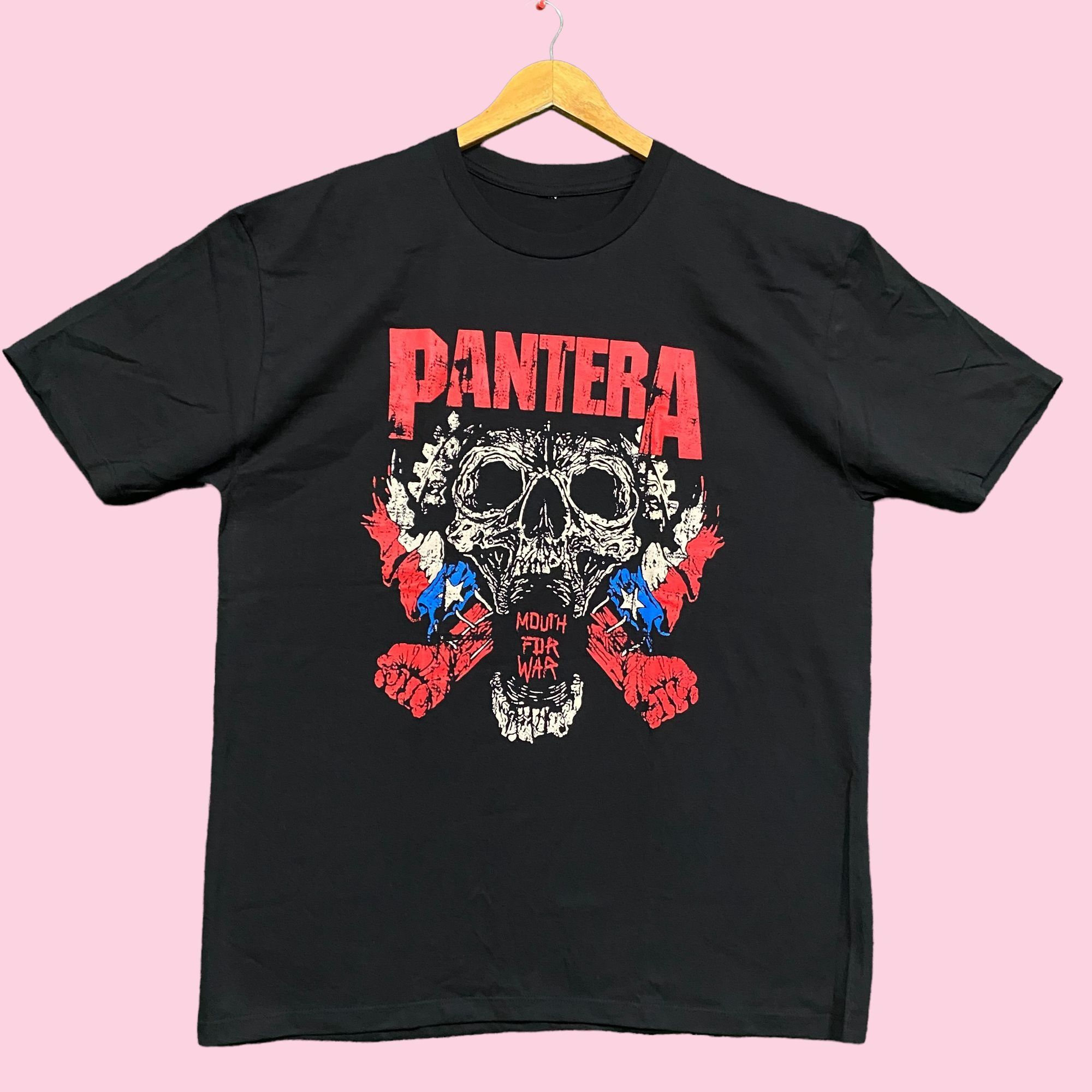 Rock Band Pantera Mouth of War Poster Heavy Metal Band Tee XL | Grailed