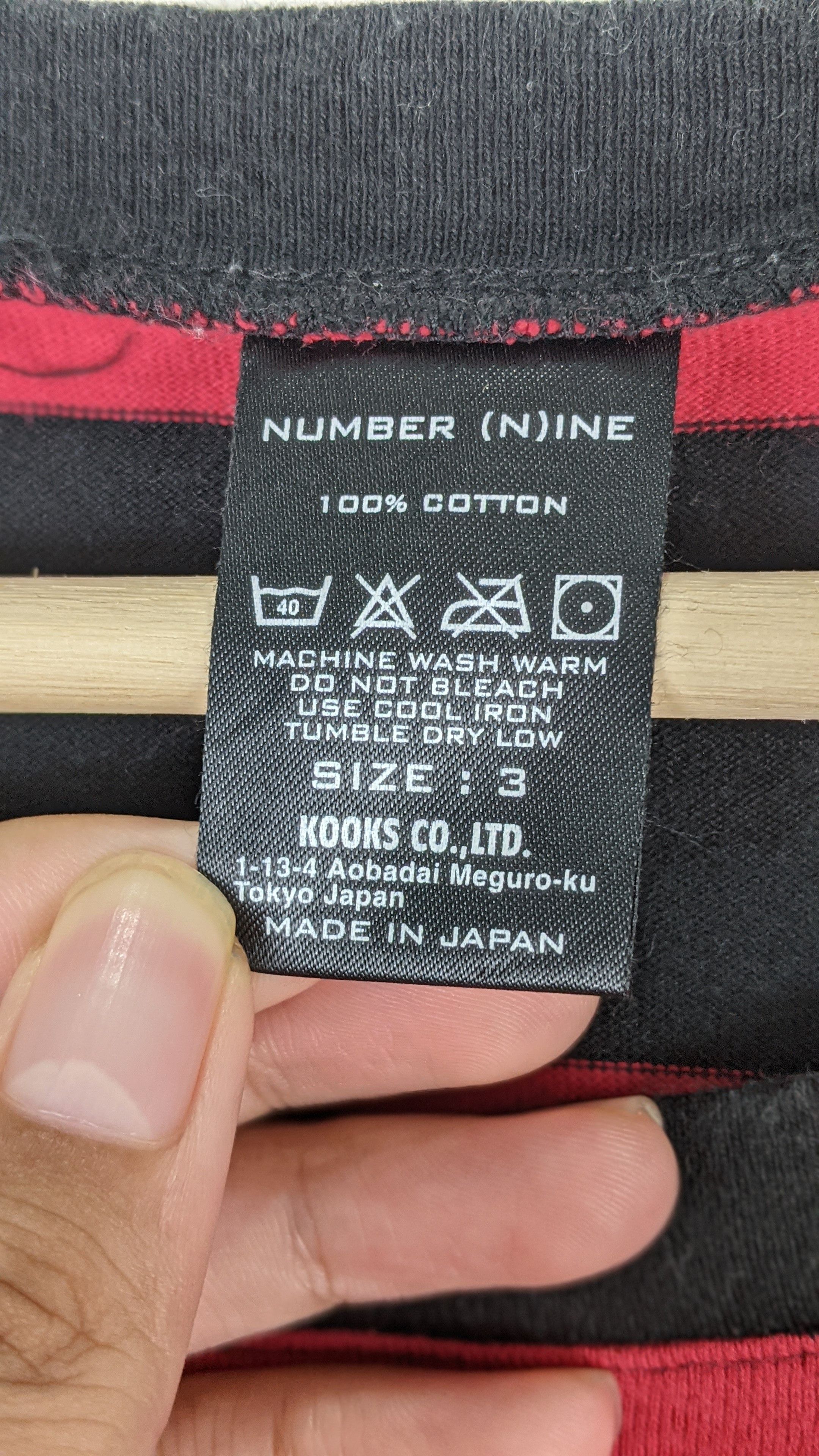 Number (N)ine Number Nine Cigarettes Pocket Kurt Cobain Stripes | Grailed