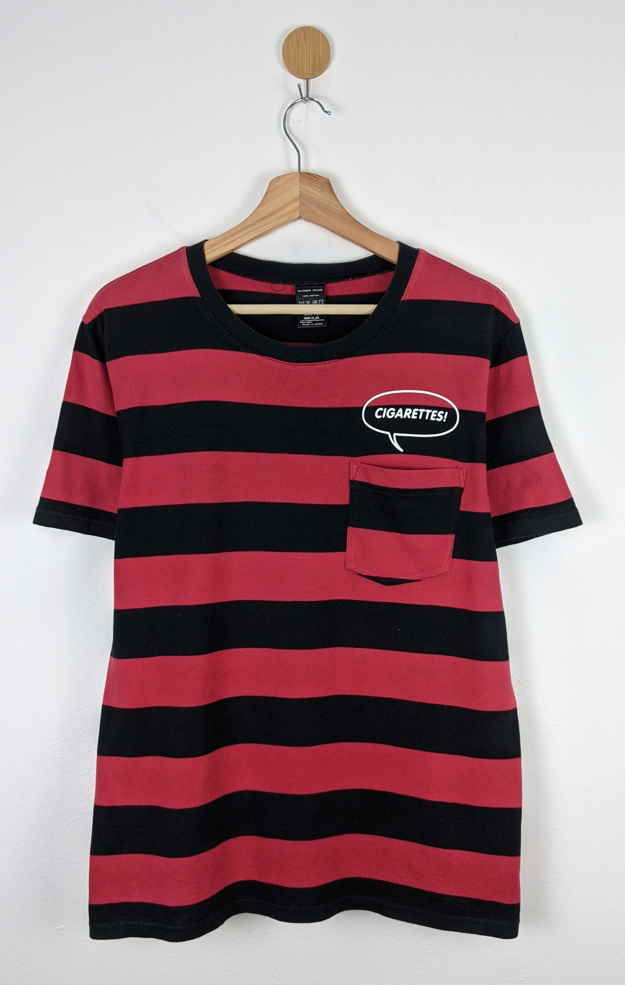 Number (N)ine Number Nine Cigarettes Pocket Kurt Cobain Stripes | Grailed