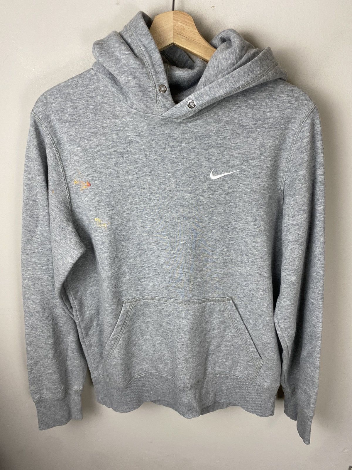 Nike × Vintage Vintage Crewneck Nike Paint Distressed Mini Swoosh ...