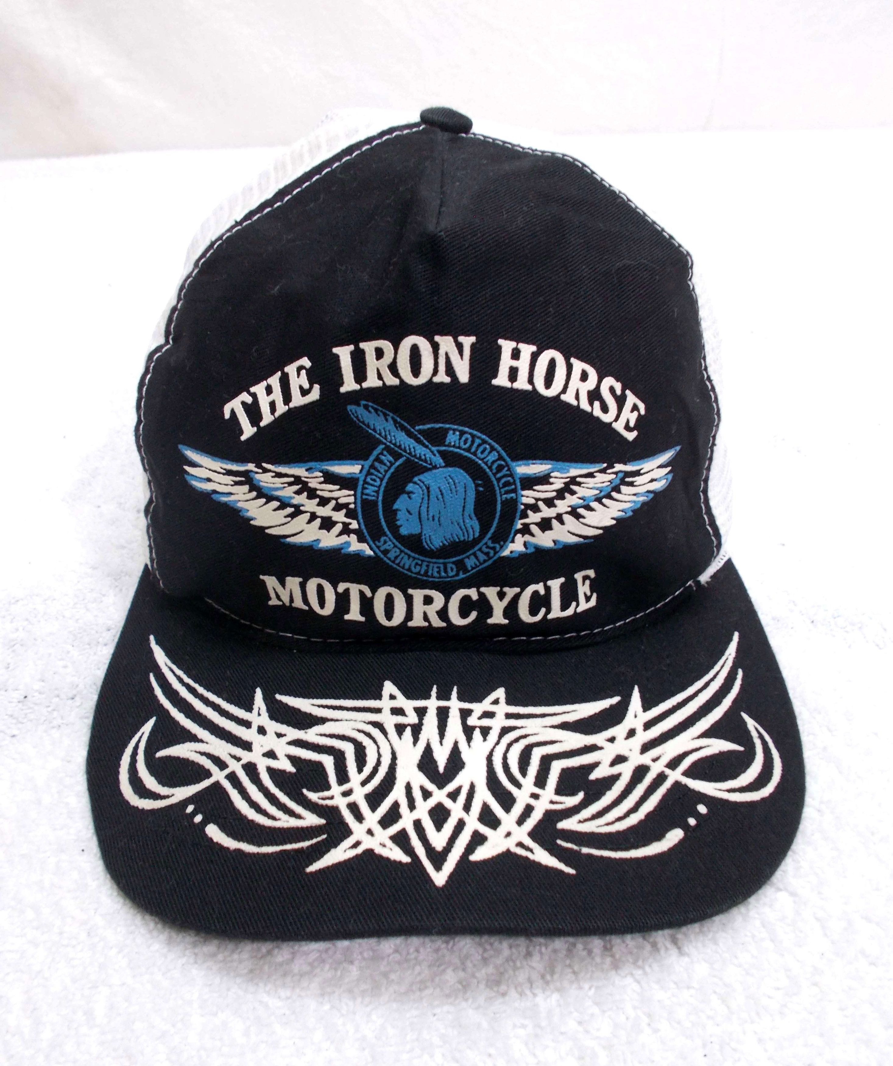 Vintage Vintage Harley Davidson The Iron Horse Logo Mesh Cap | Grailed