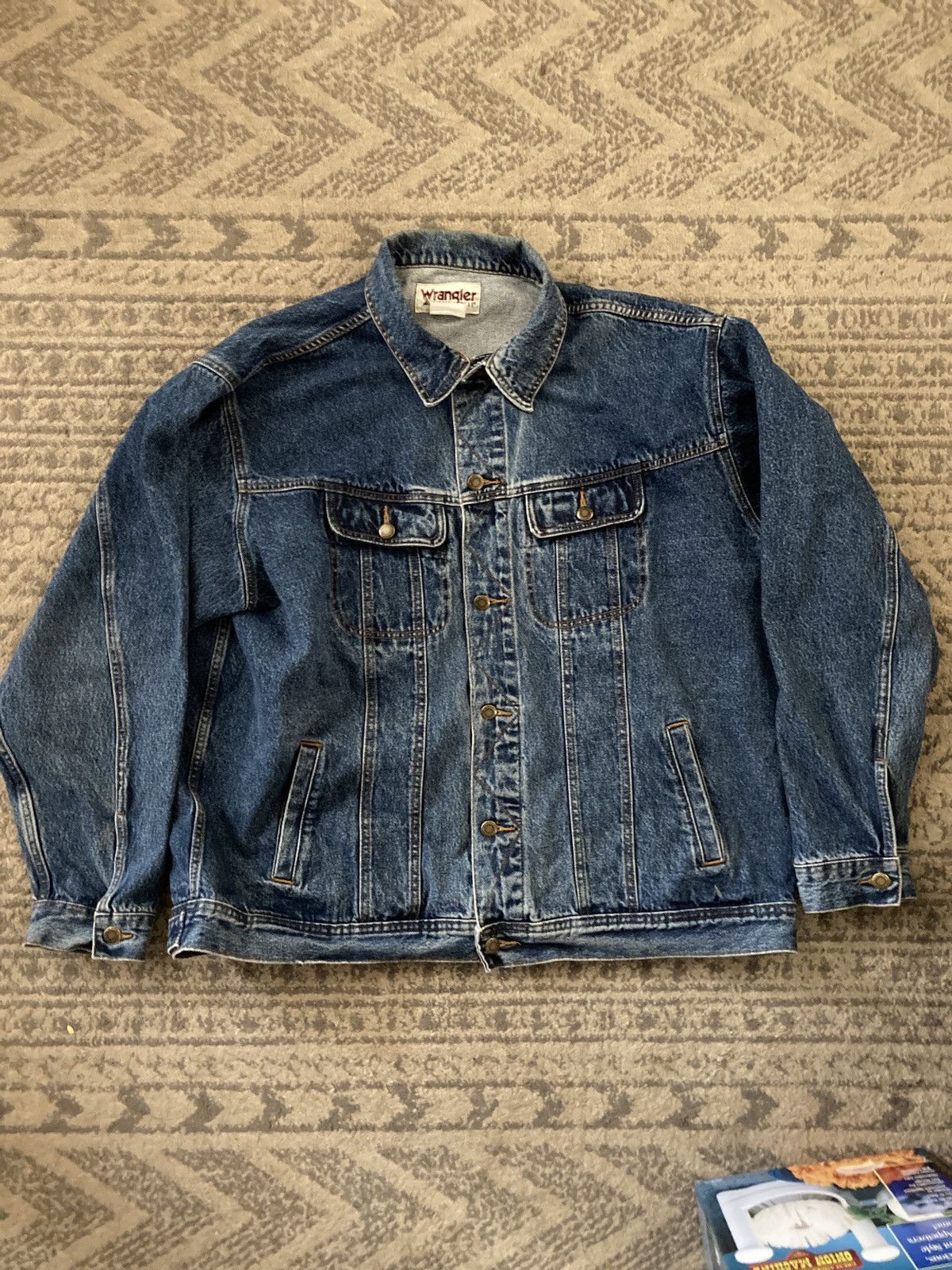 Vintage Vintage Wrangler Rugged Wear Denim Jacket Blue Jean 2XT 🔥 | Grailed