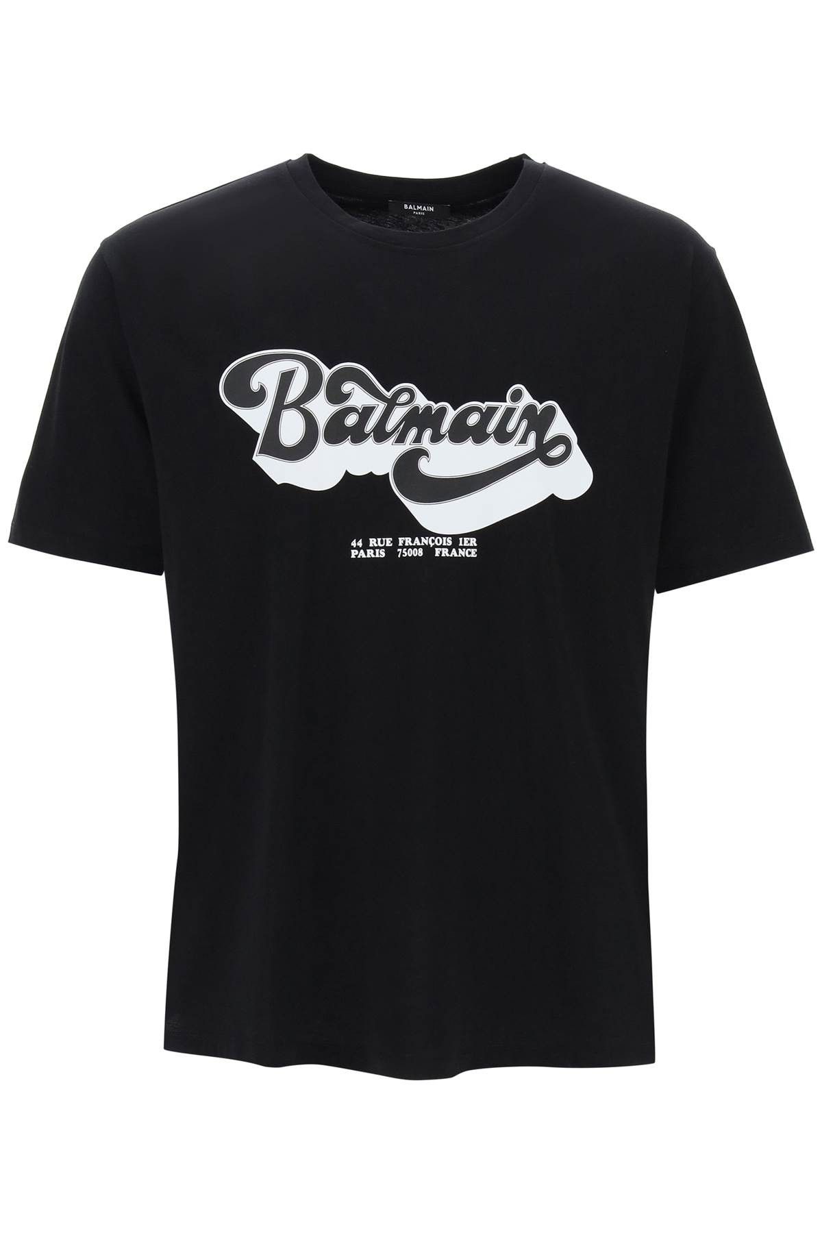 Balmain Balmain t-shirt with 'balmain 70's' retro print Size M for Men ...