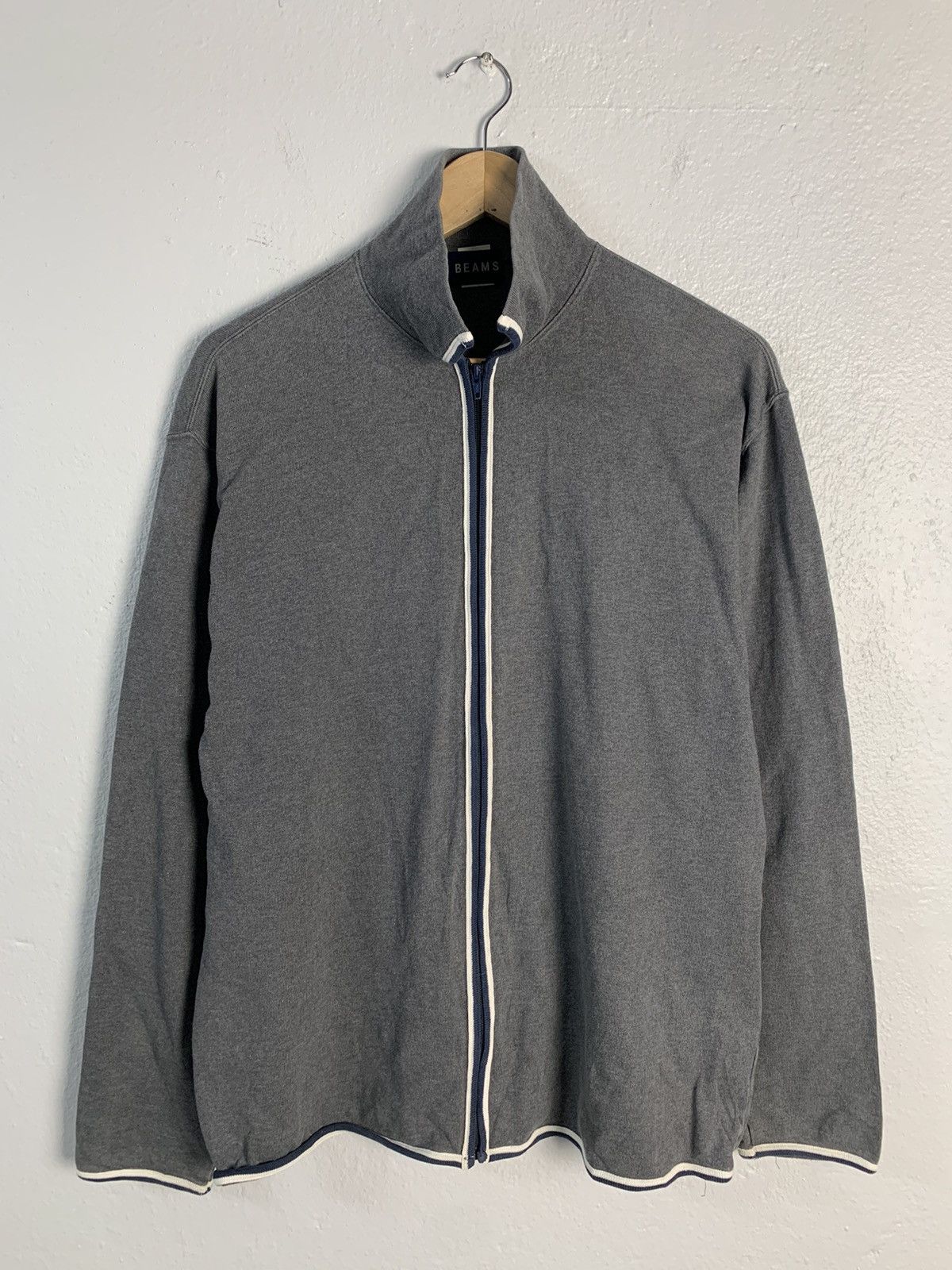 Beams Plus Beams Zipper Sweater | Grailed