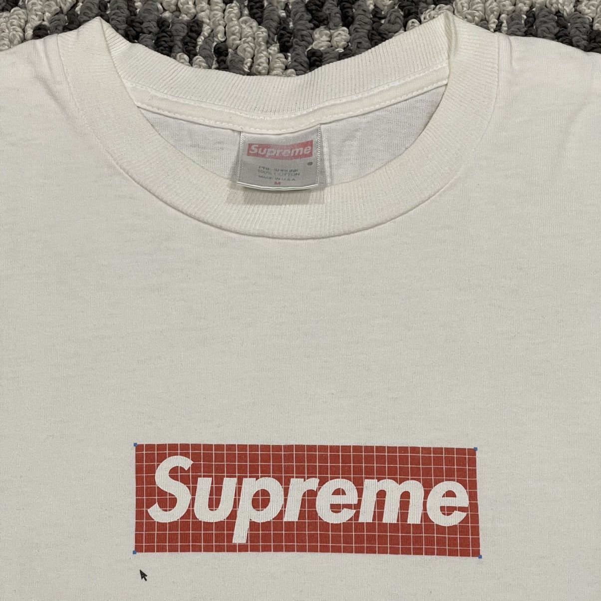 Supreme 1998 Supreme Grid Box Logo Tee | Grailed