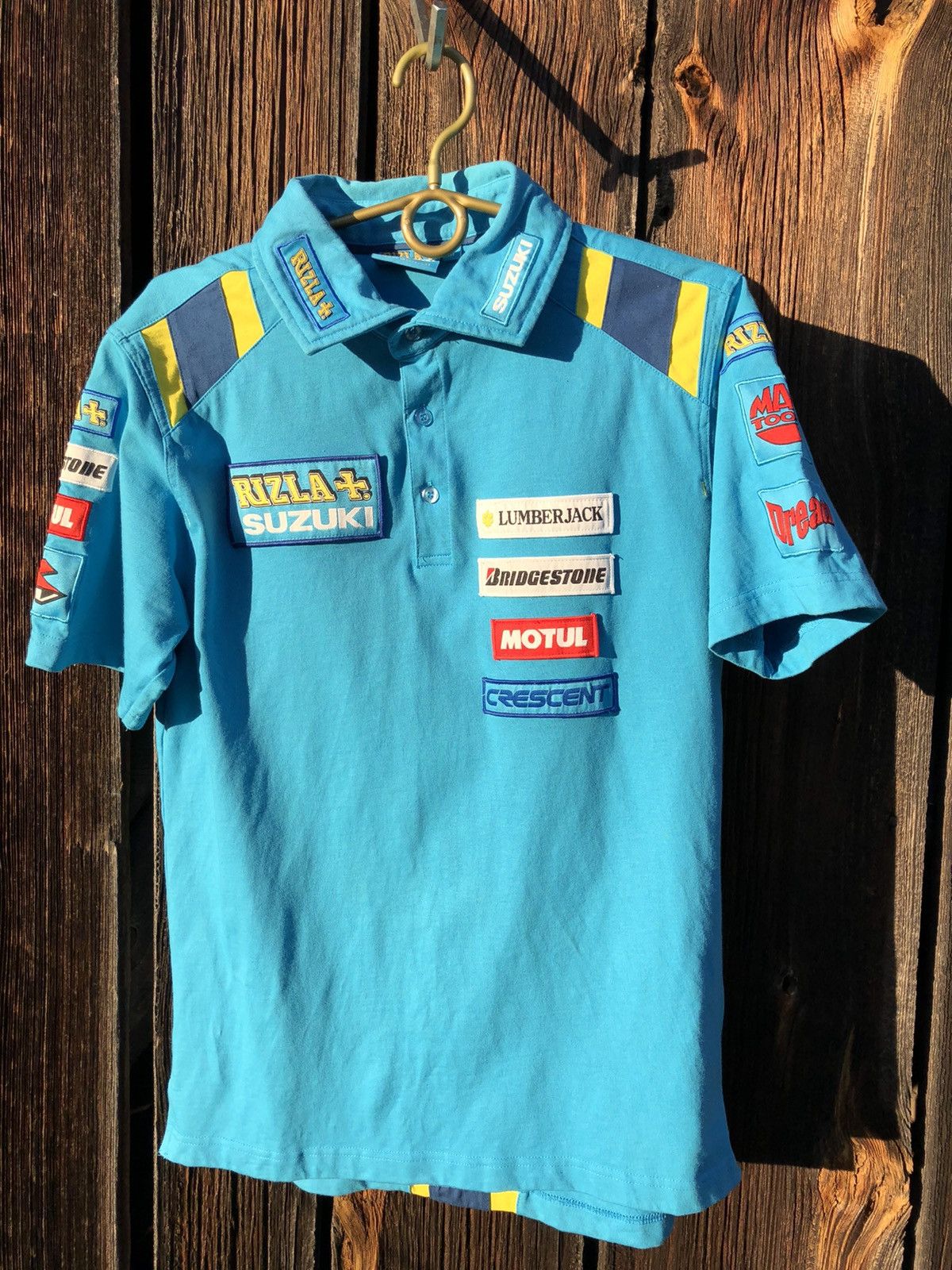 Japanese Brand × Racing × Vintage Rizzla Suzuki Racing Polo shirt ...