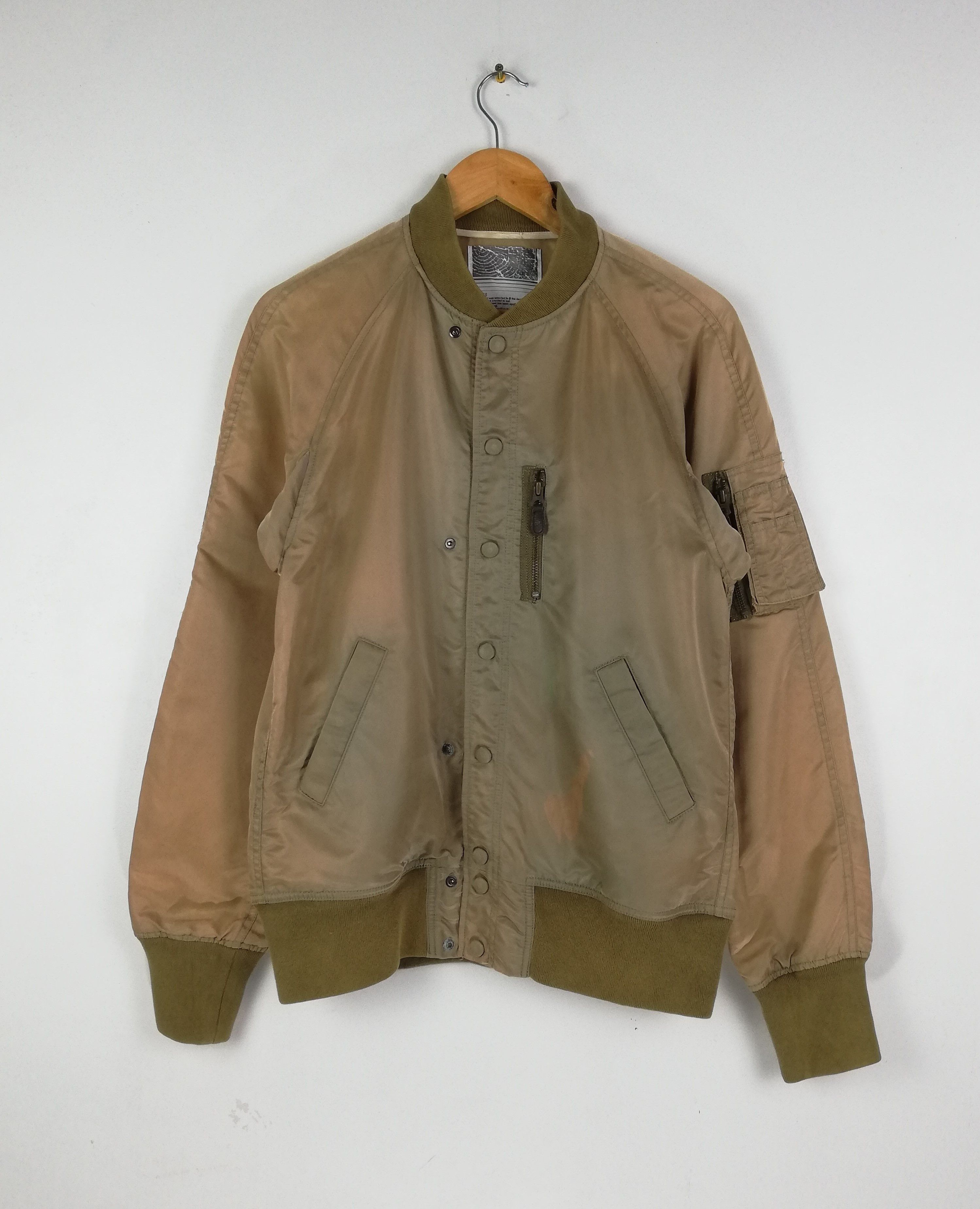 Japanese Brand × Nonnative × Streetwear Nonnative Jacket Bomber Vintage Sun Faded | Grailed
