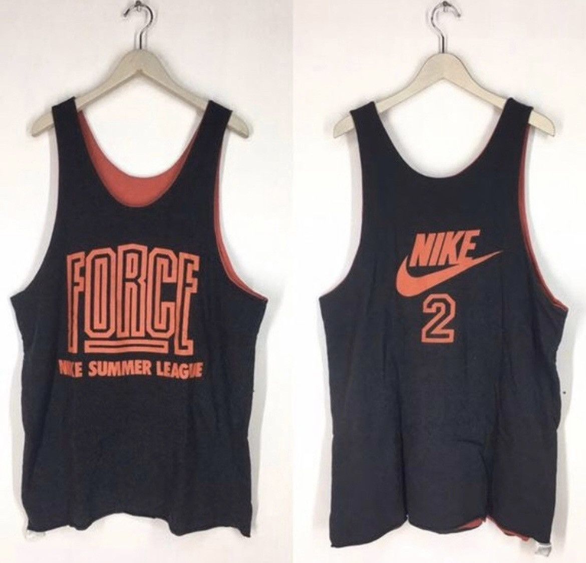 Nike Vintage 90s Nike Force nike summer league reversible tanks | Grailed