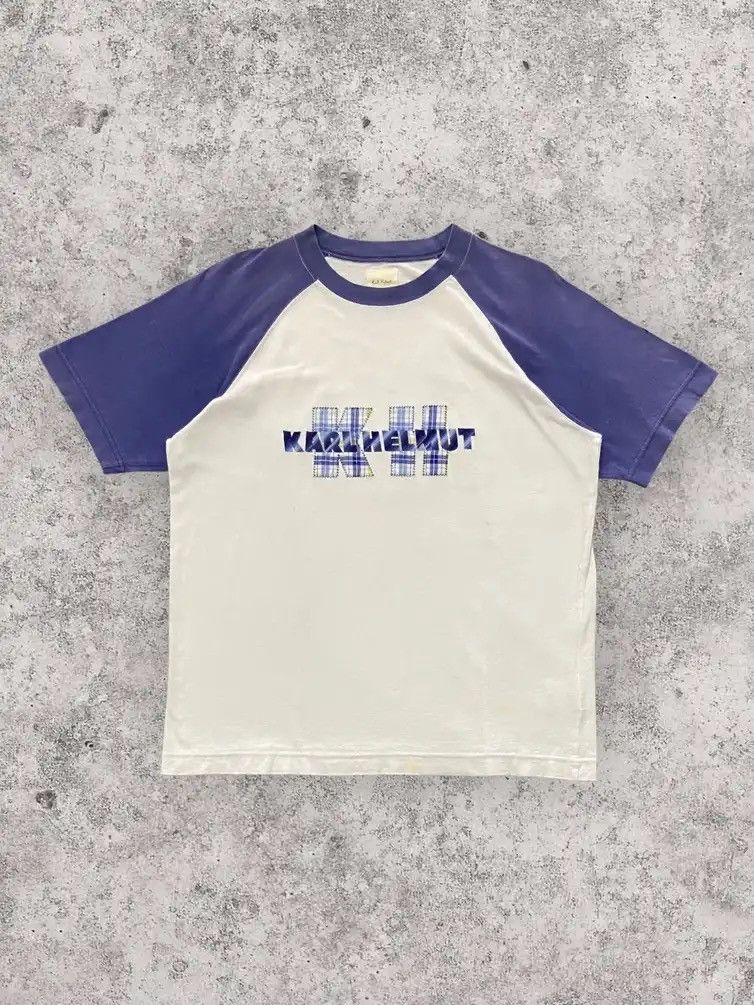 Vintage Vintage Karl Helmut Pink House Patchwork Font Tshirt | Grailed