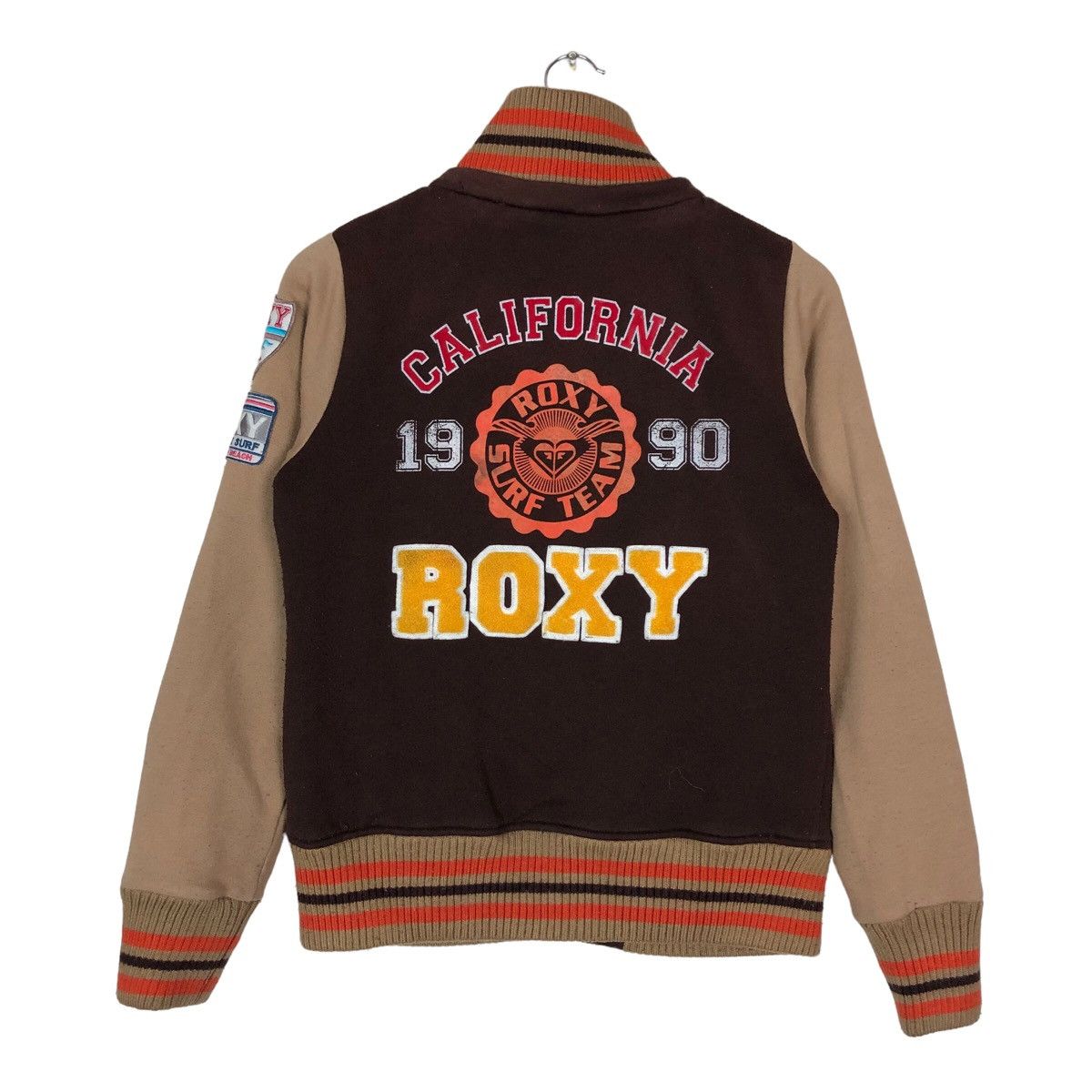 Vintage Vintage Roxy Patches Work Embroided Varsity Jacket | Grailed