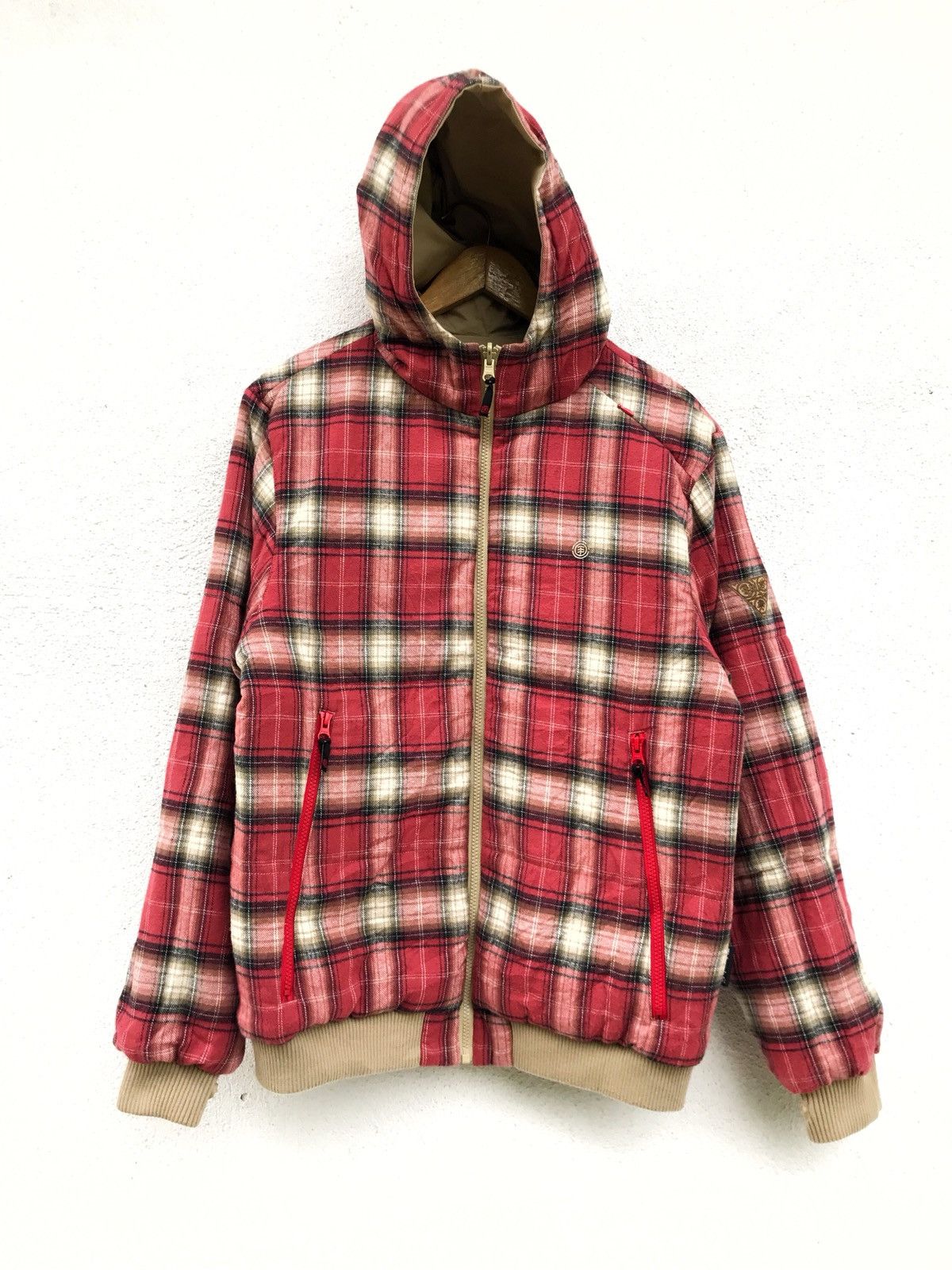 Element × Streetwear Element Reversible Skate Checked Tartan Plaid ...
