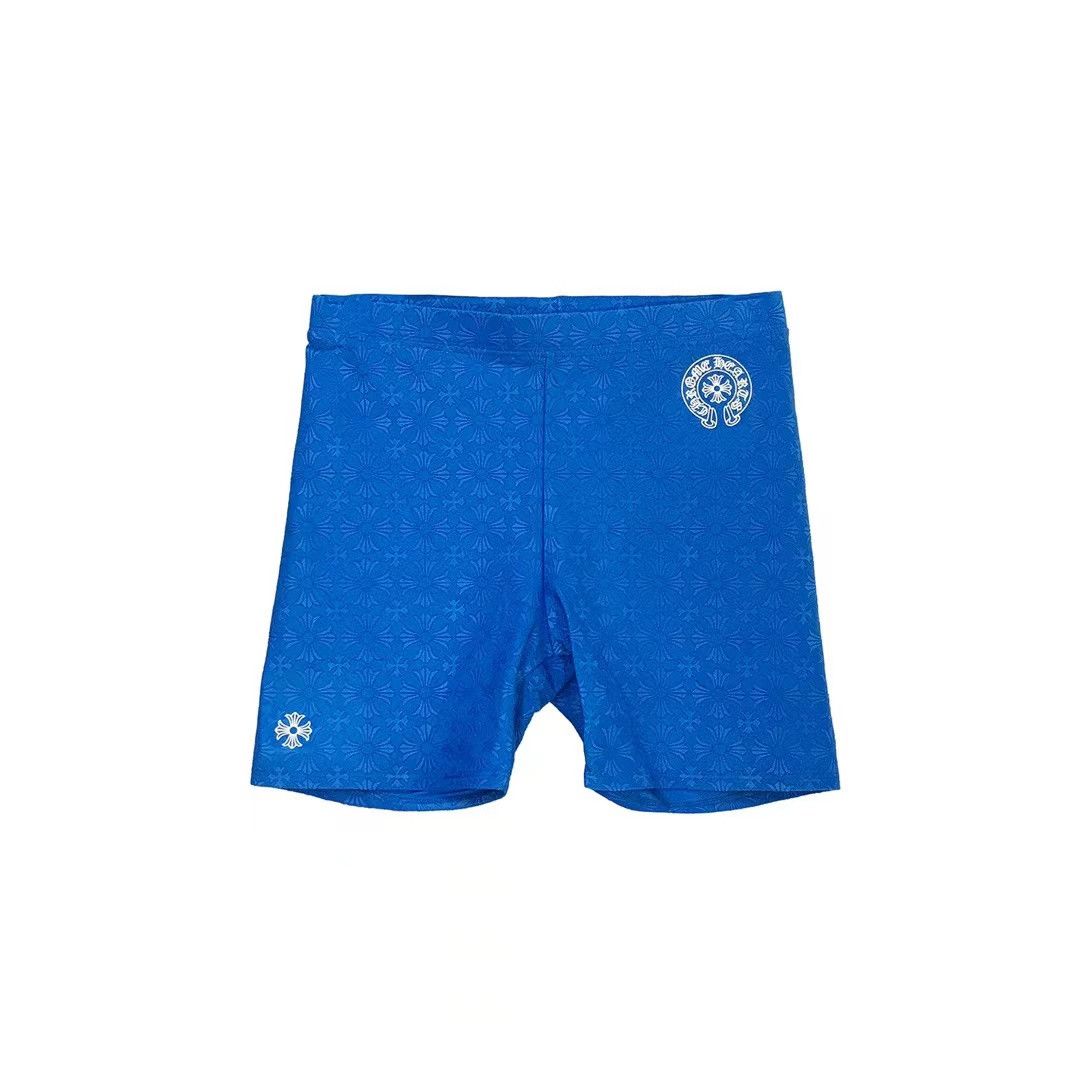 Chrome Hearts Chrome Hearts Pattern Cross Shorts BLUE | Grailed