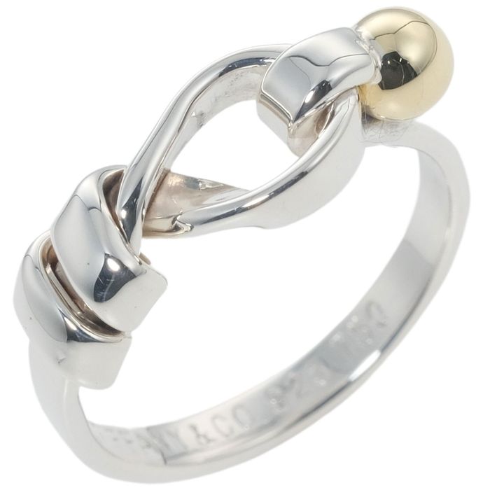 Tiffany & Co. Tiffany Love Knot Silver 925 x K18 Gold No. 6 Women's Ring | Grailed